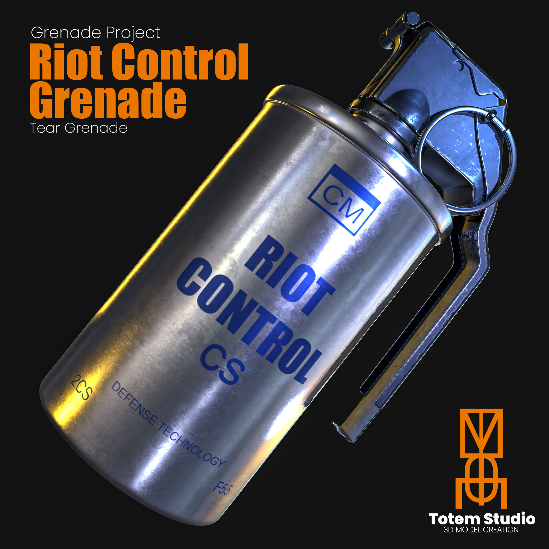 Romi Hardika Wibisono - Tear Gas Grenade Riot Control