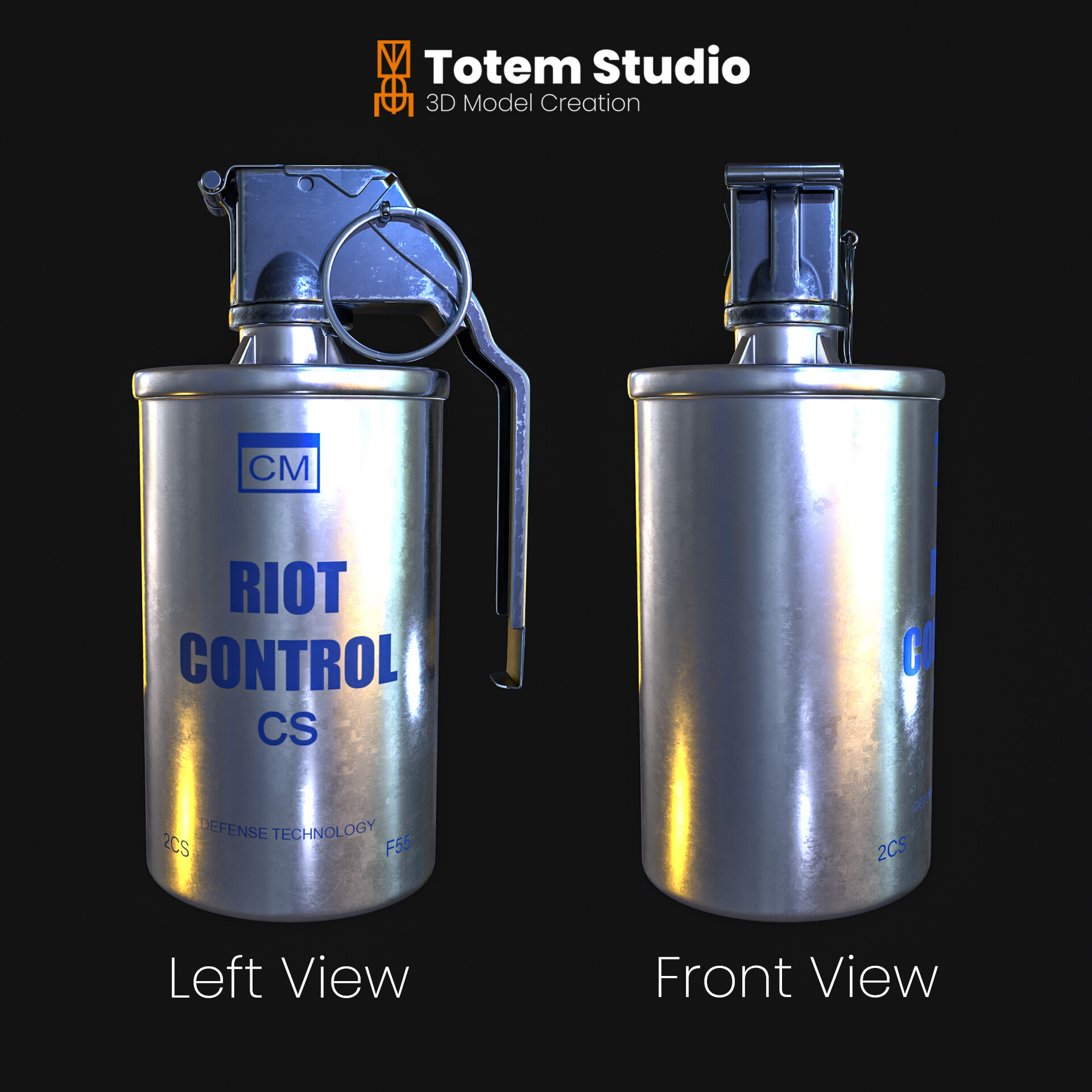 Romi Hardika Wibisono - Tear Gas Grenade Riot Control