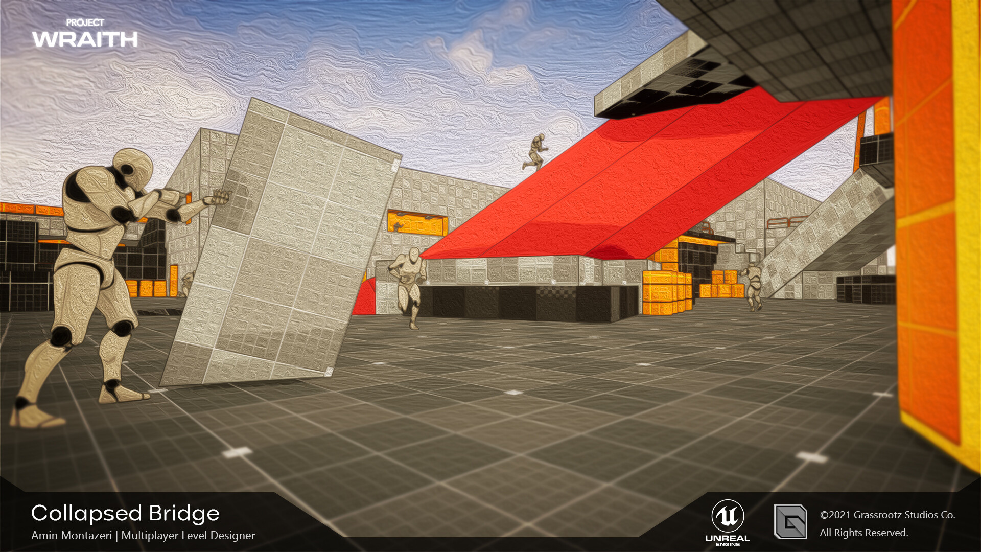 Amin Montazeri - Collapsed Bridge (Project Wraith map)