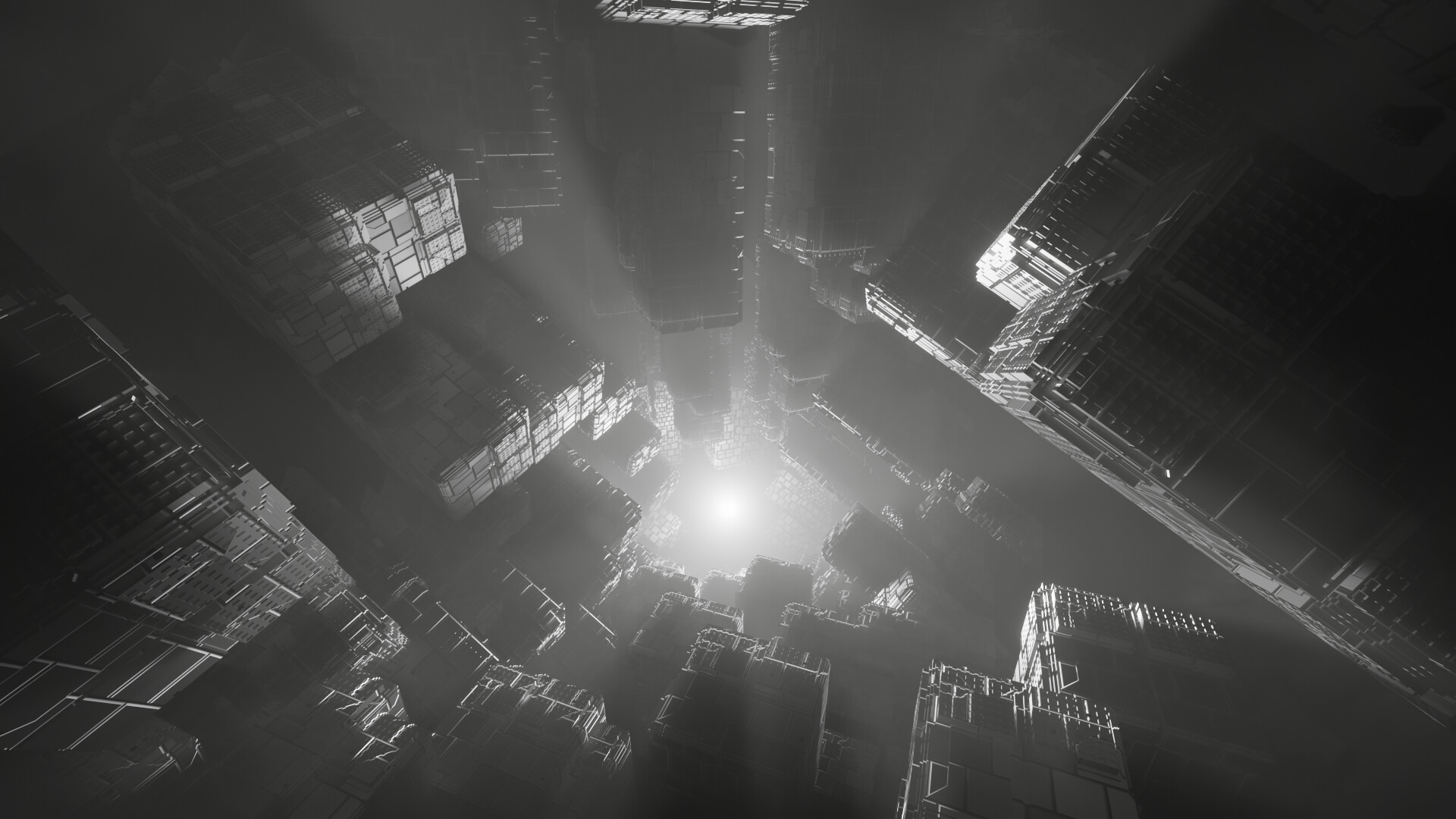 ArtStation - Abstract... Falling city