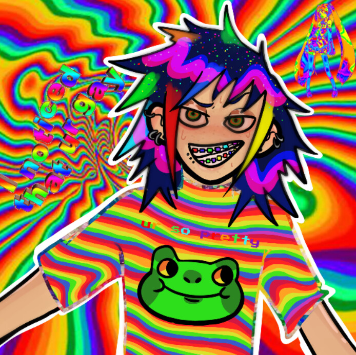 ArtStation - (TW: eyestraining) Scenecore OC