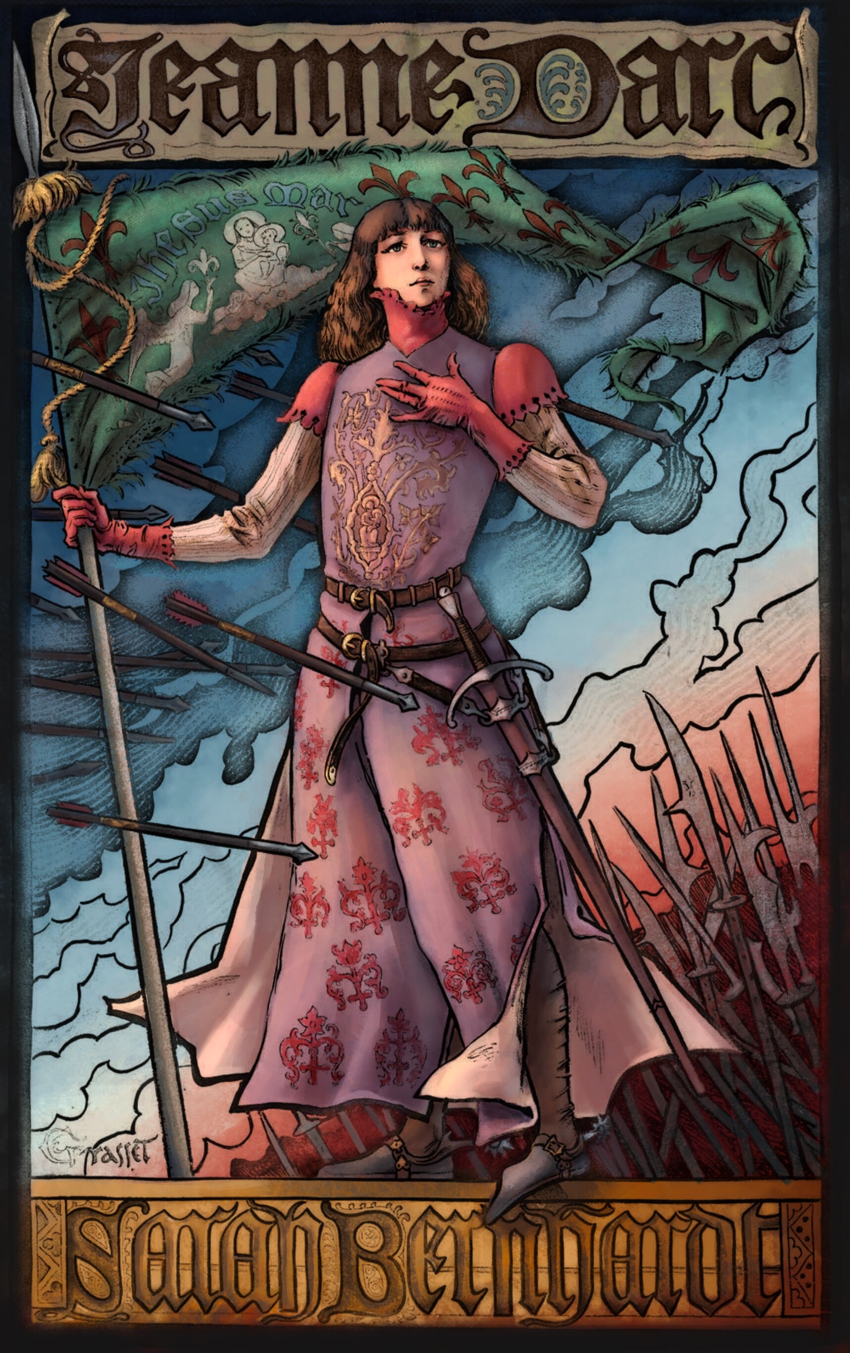 ArtStation - Jeanne d'Arc - Sarah Bernhardt