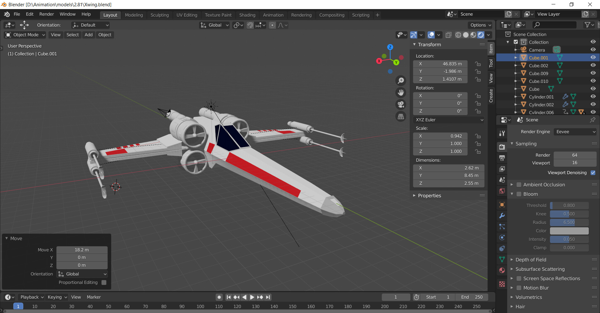 ArtStation - X Wing WIP