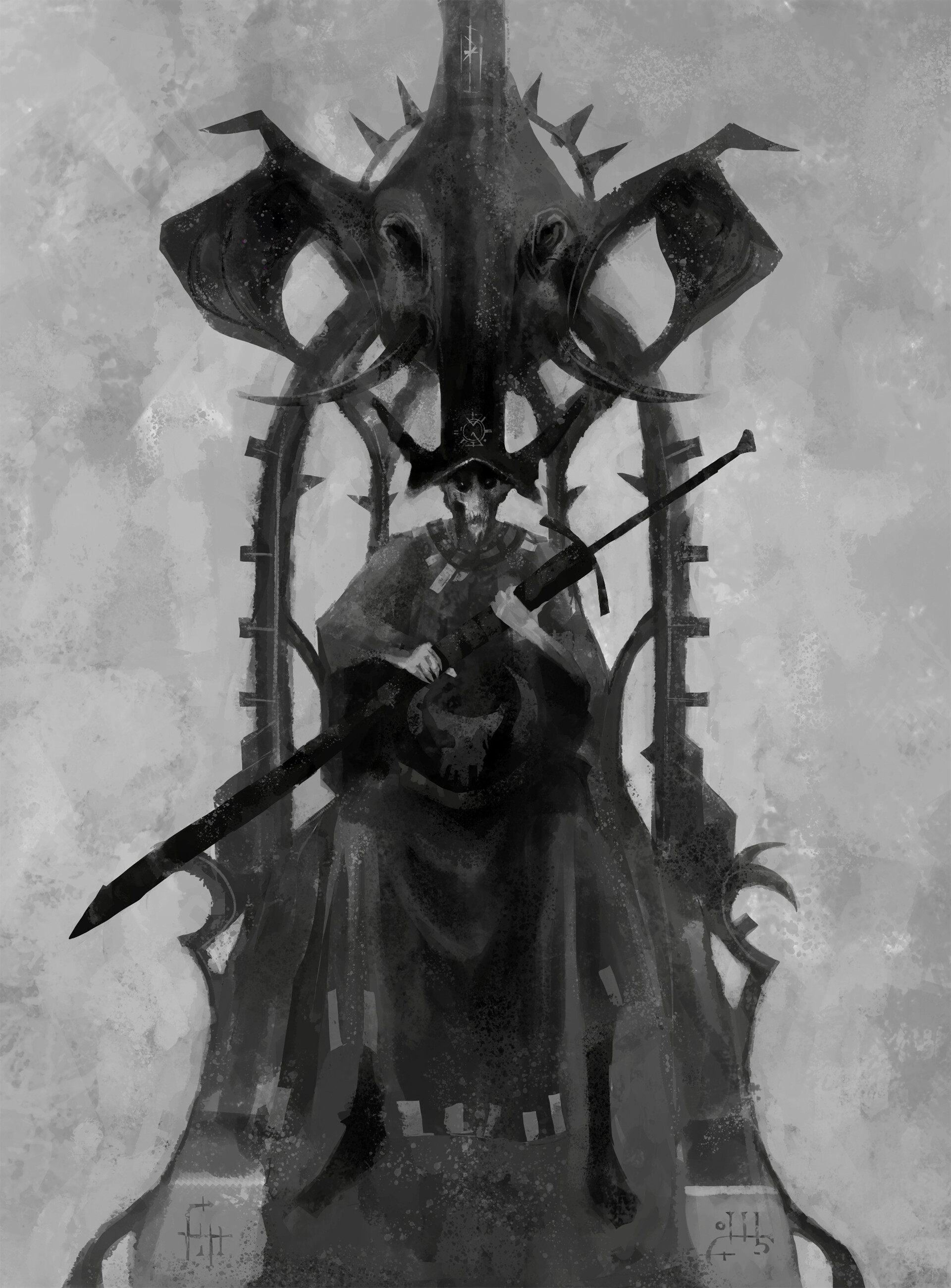 ArtStation - Blaomen, the demon of fear