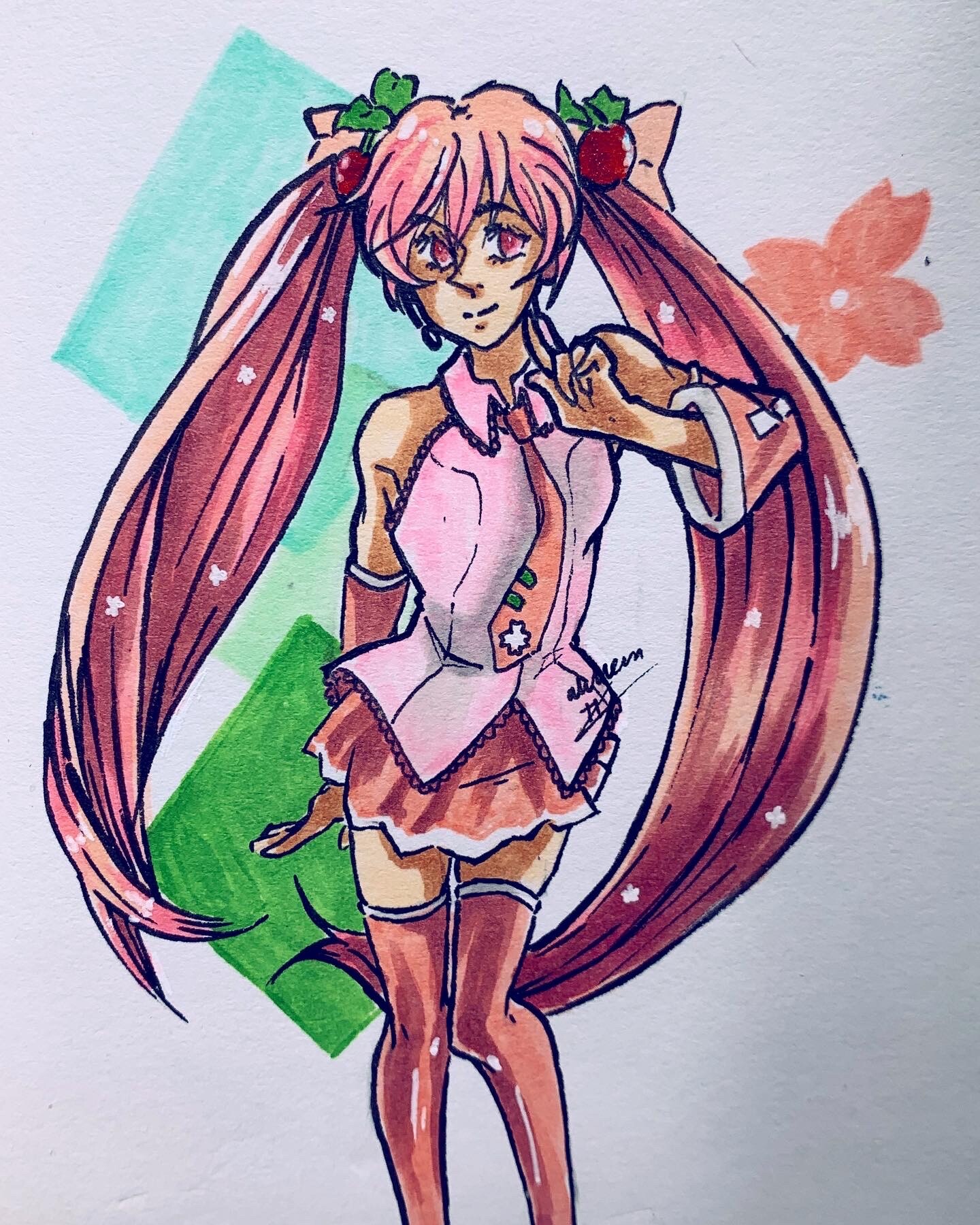 ArtStation - Sakura Hatsune Miku