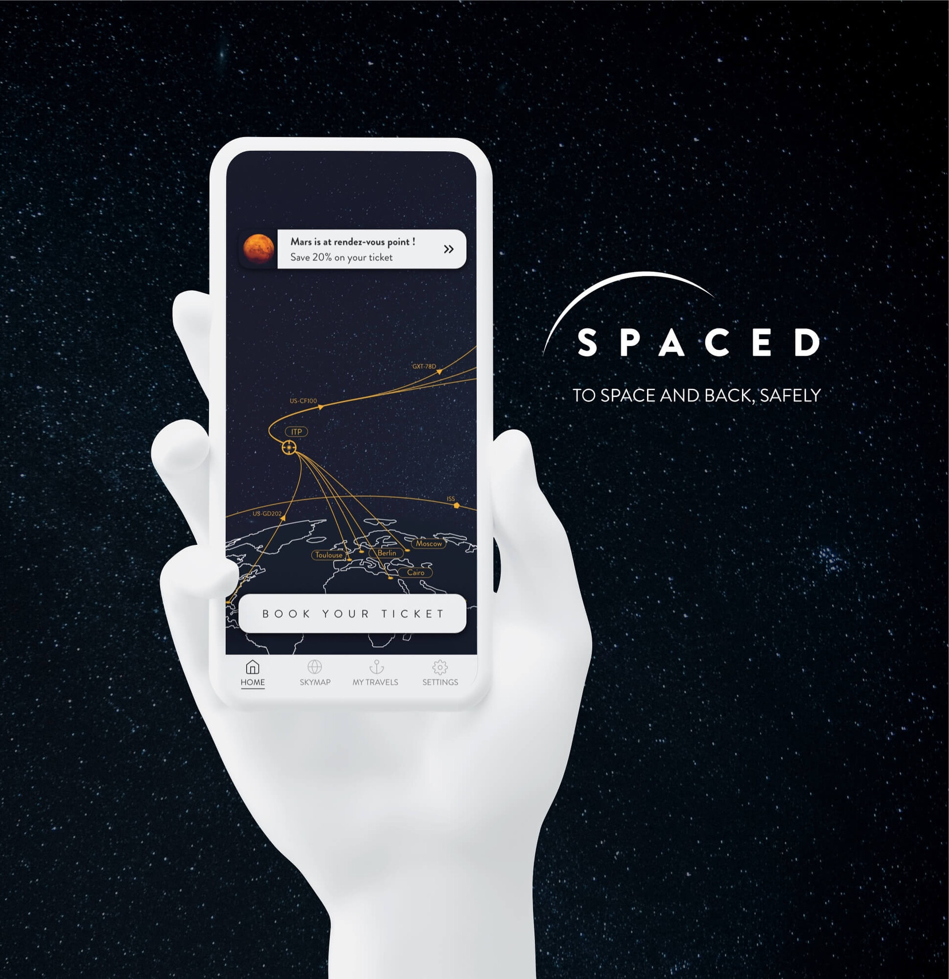 ArtStation - Space travel UI