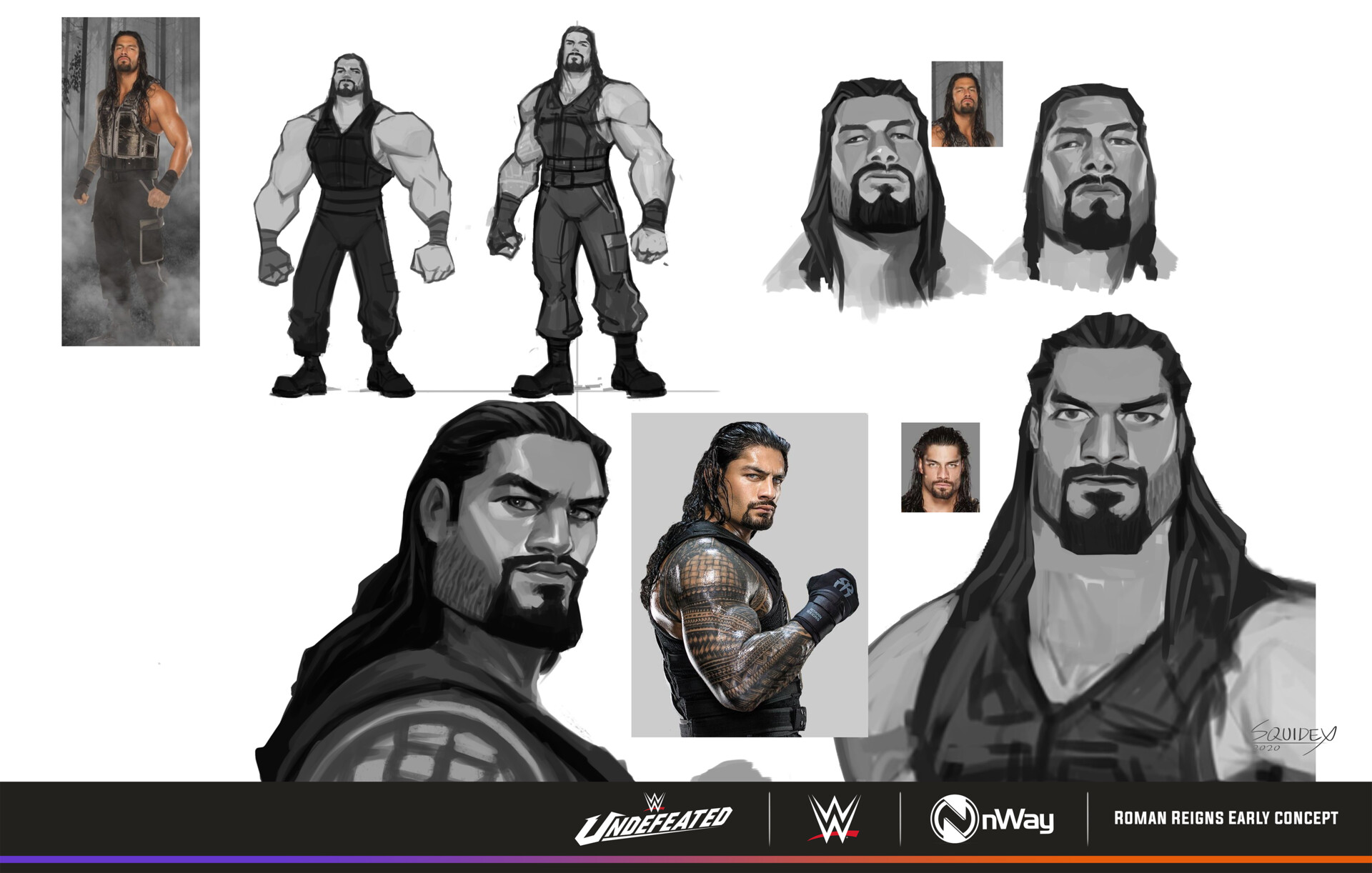 ArtStation - WWE Superstars Concept
