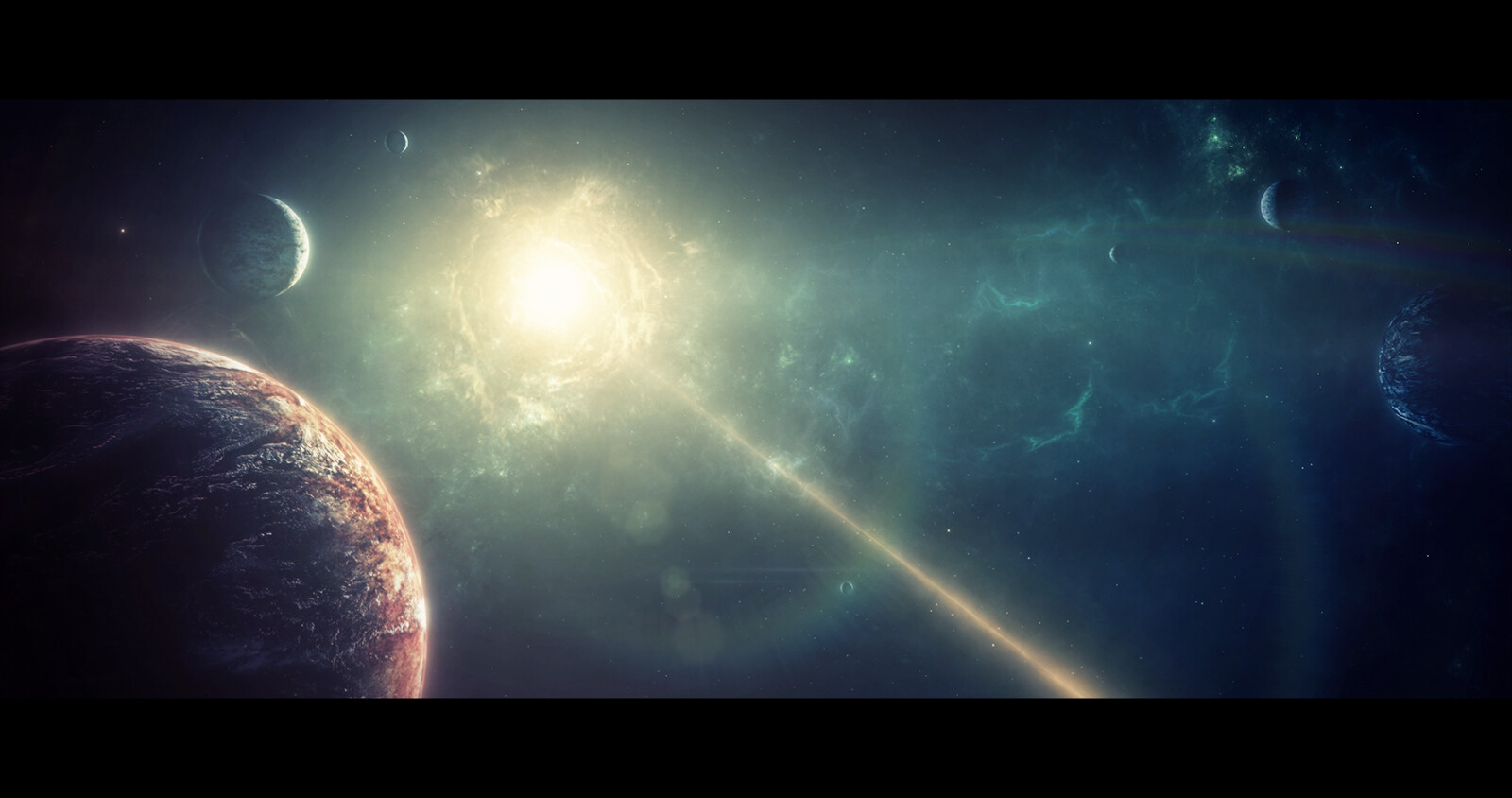 ArtStation - Fantasy space scene