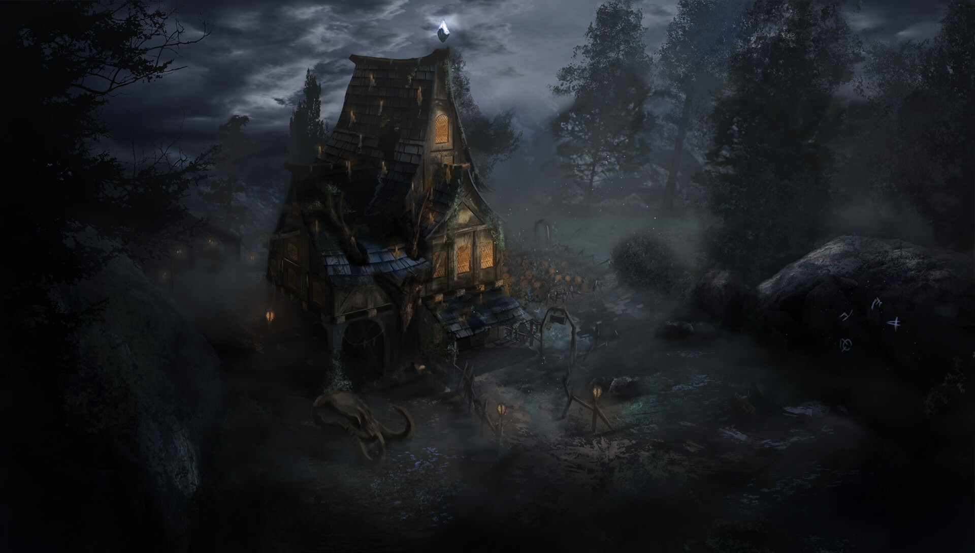 ArtStation - Wizard house