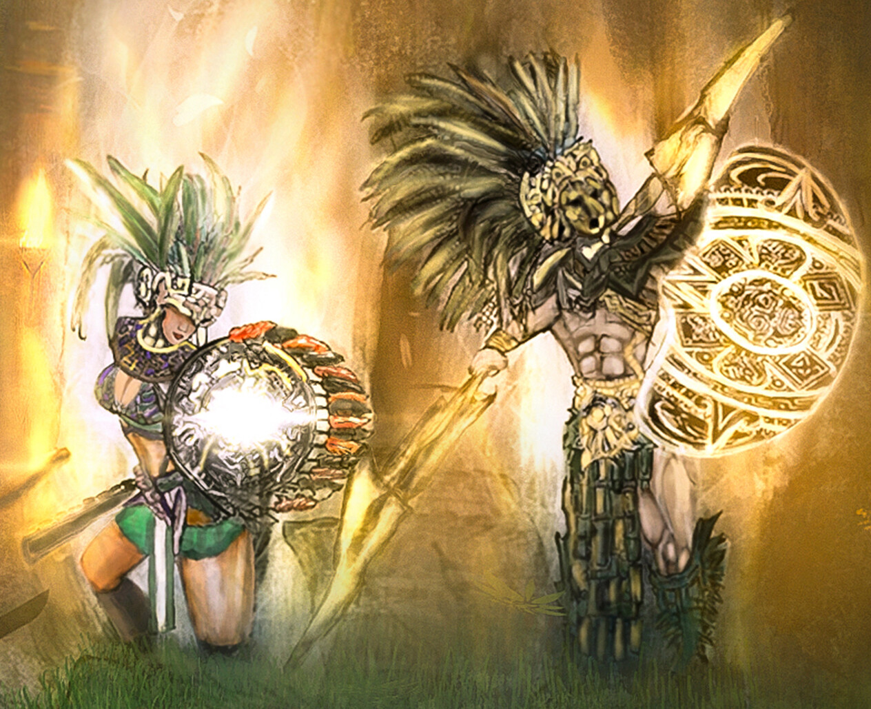 iDejo - Aztec Warriors and Conquistadors