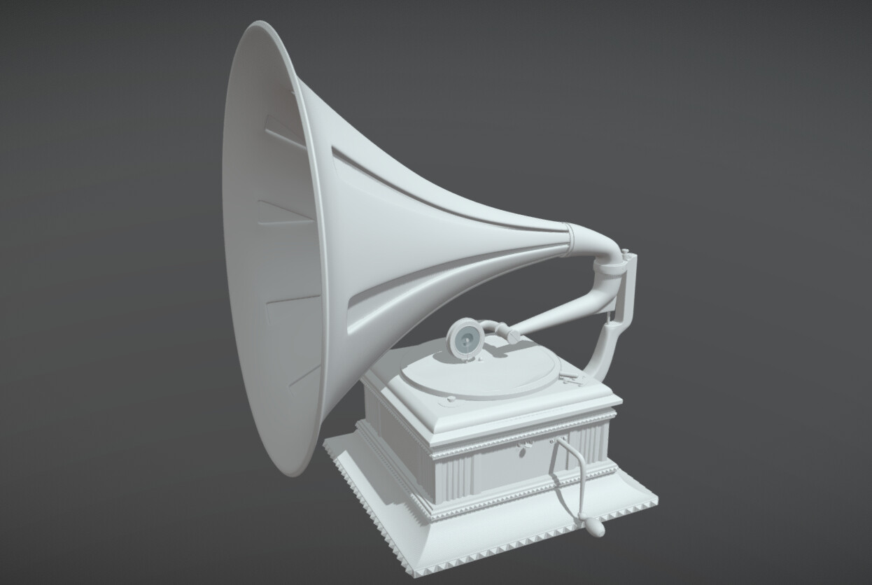 Colin Merrick - HMV Gramophone - Game Asset