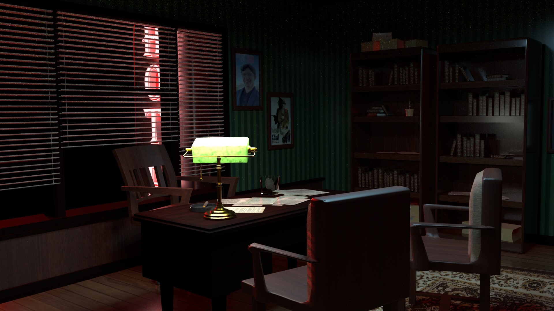 ArtStation - Detective's Office