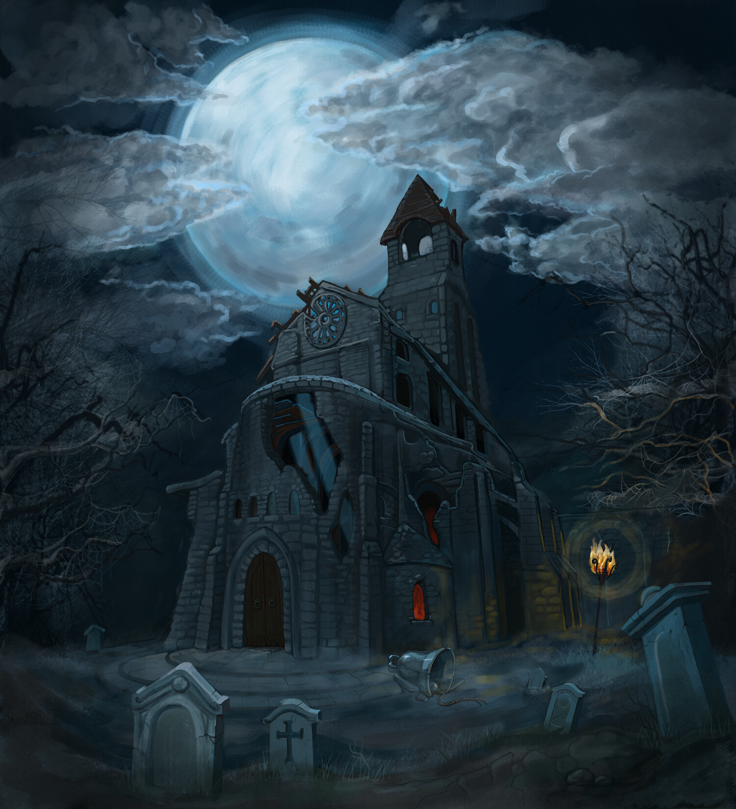 ArtStation - Tristram Cathedral Interpretation