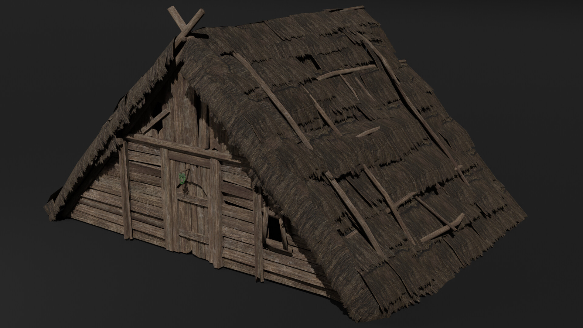 ArtStation - Medieval gameready dugout.