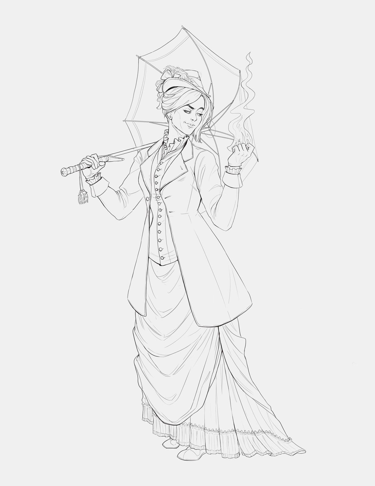 ArtStation - Clara Ambrose - Lineart