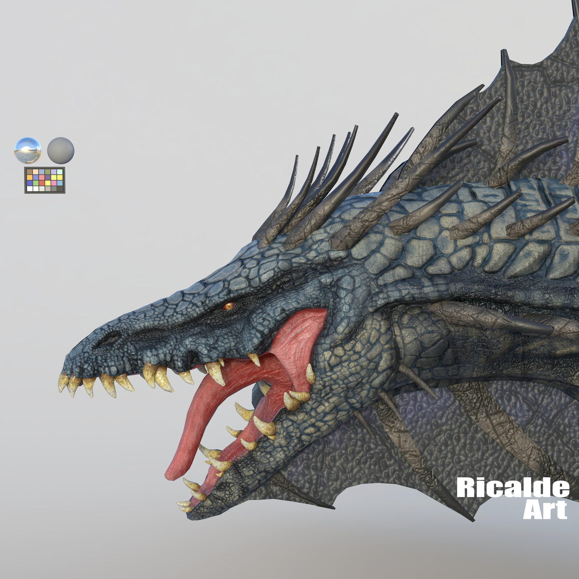 ArtStation - Dragon game ready