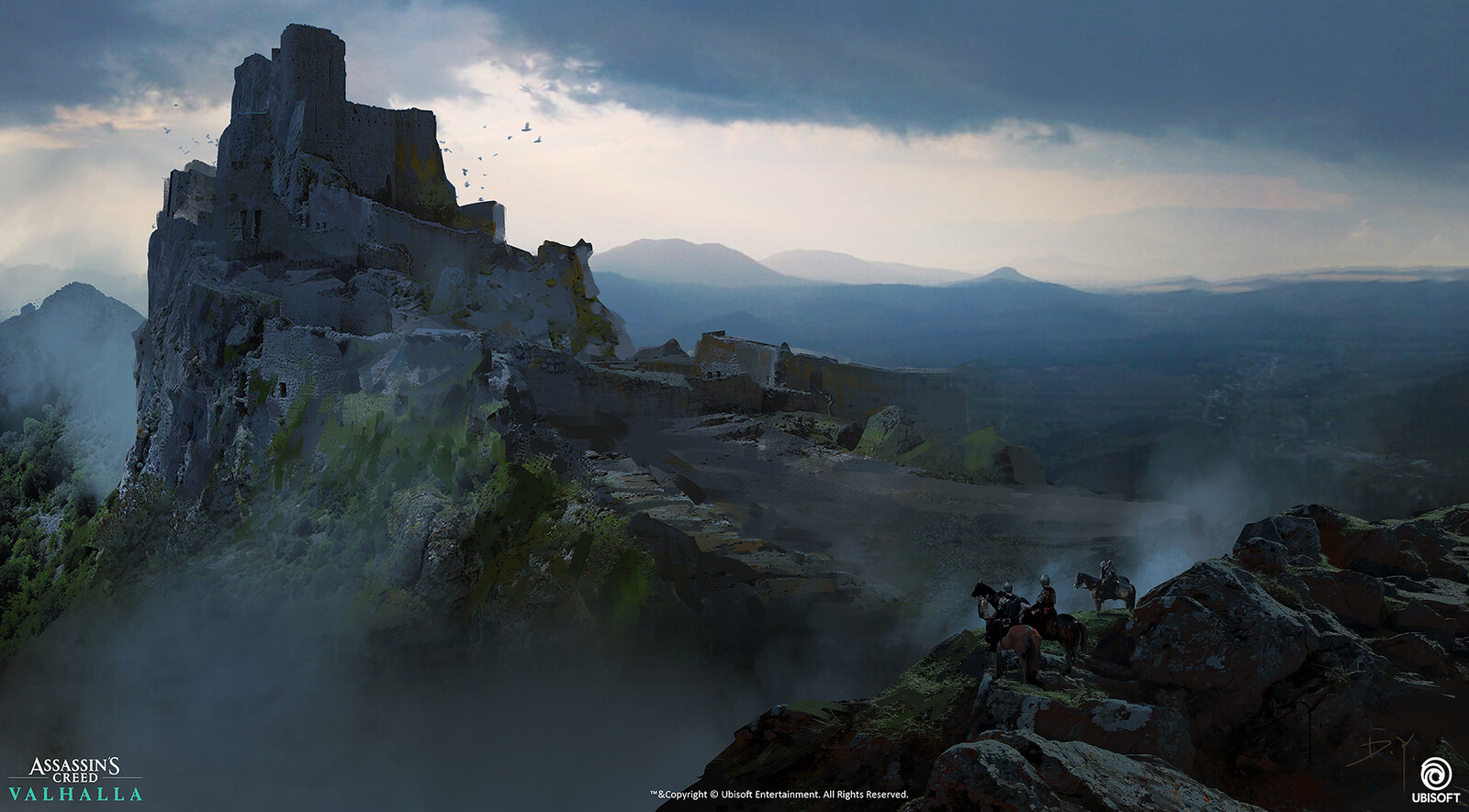 Donglu Yu - Assassin’s Creed Valhalla - Ruins Mood Shot