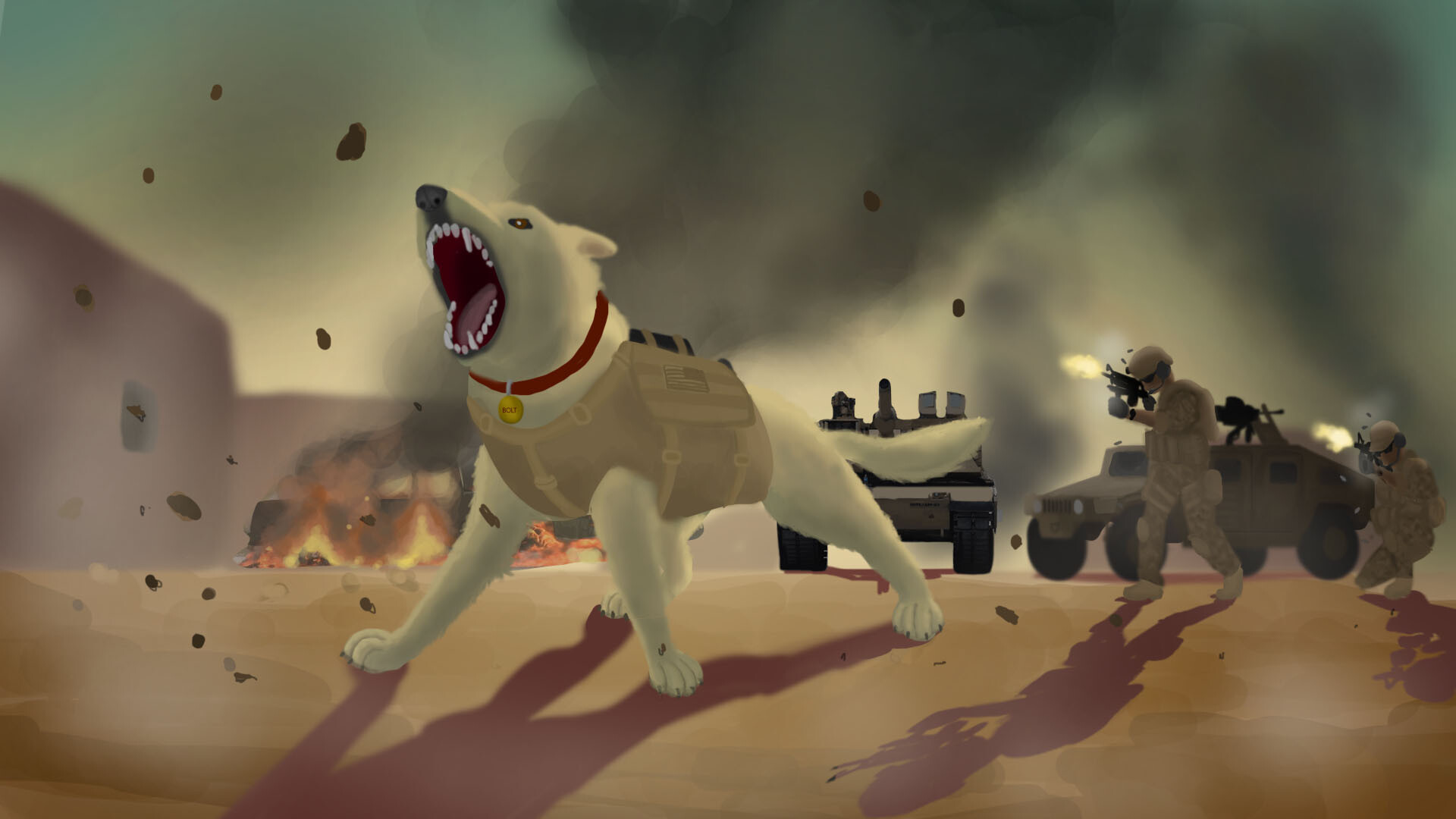 Bolt The Dog Drawings