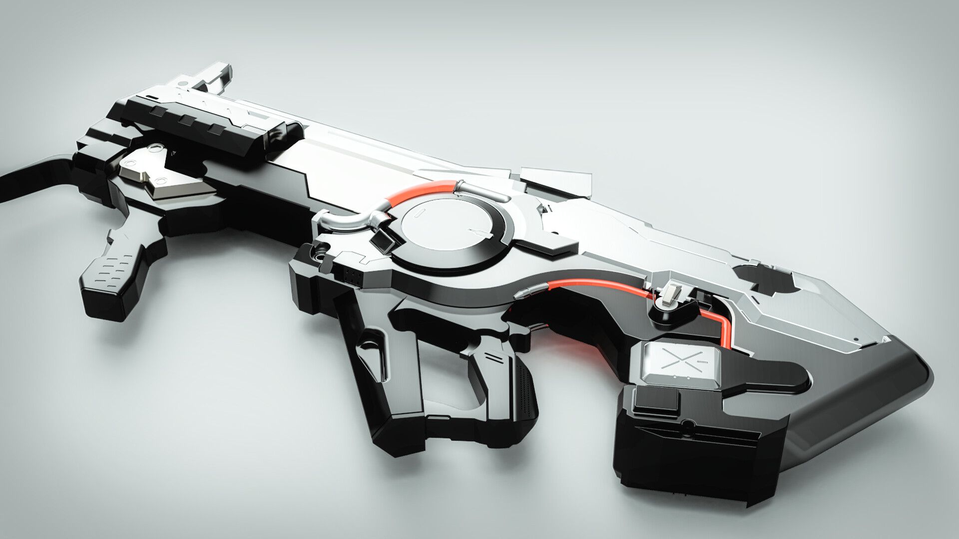 ArtStation - Futuristic gun