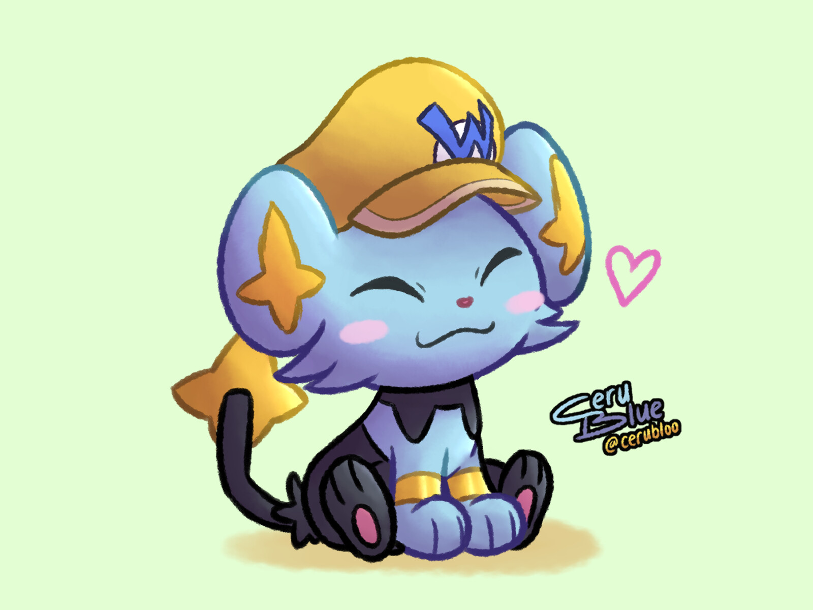 cerubloo - A Shinx and His Hat :)