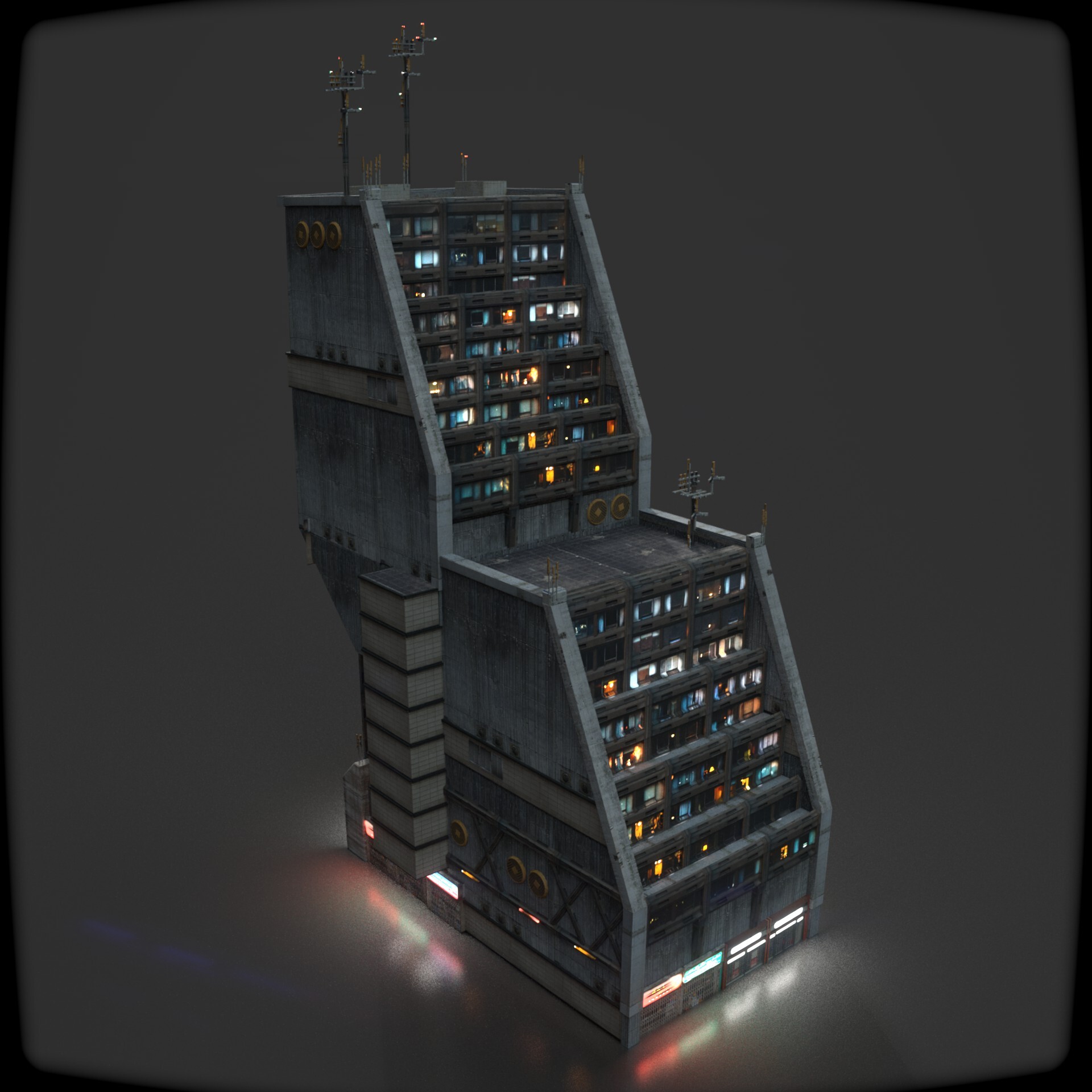 ArtStation - Sci Fi Building 01