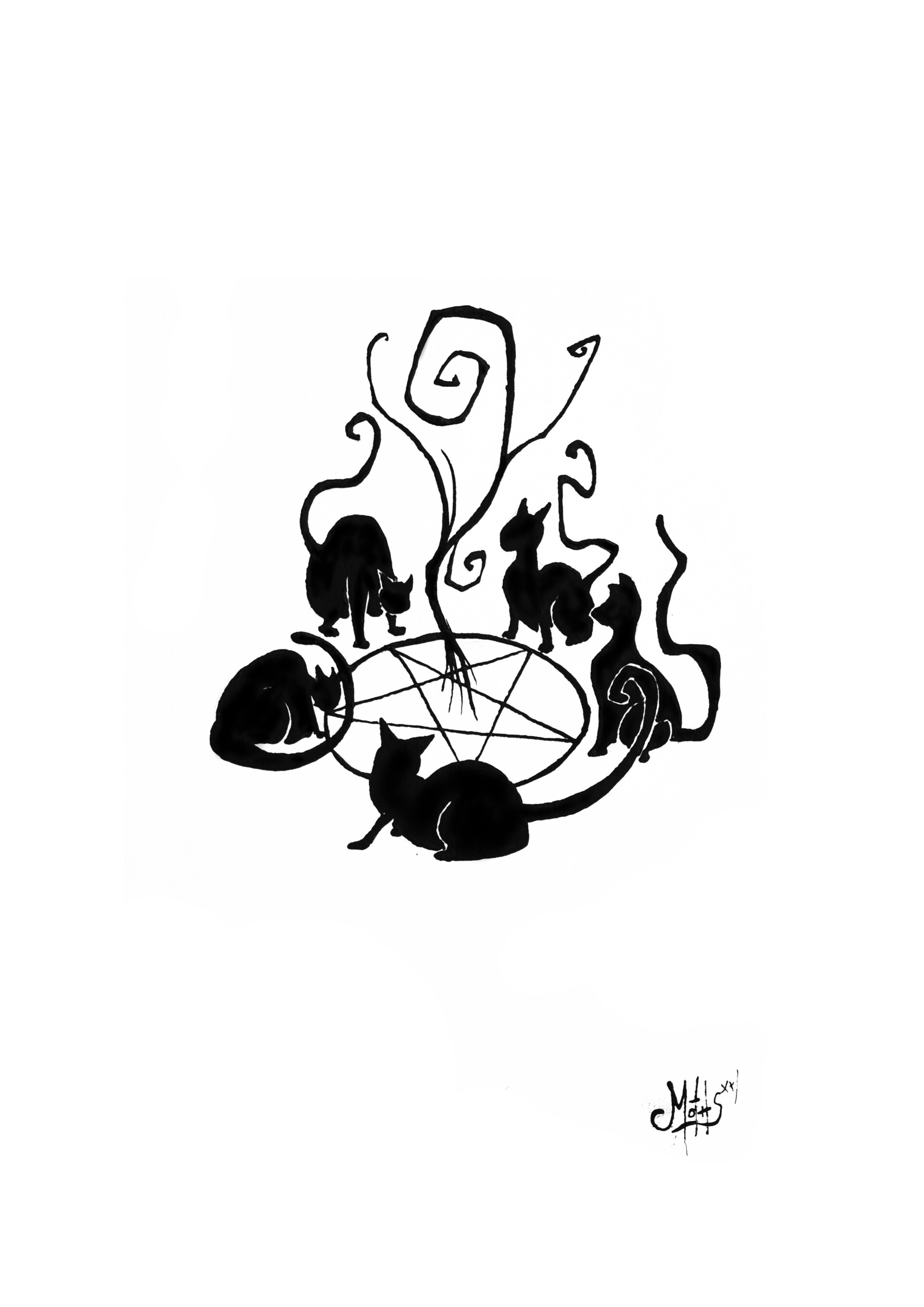 ArtStation - Summoning Cats