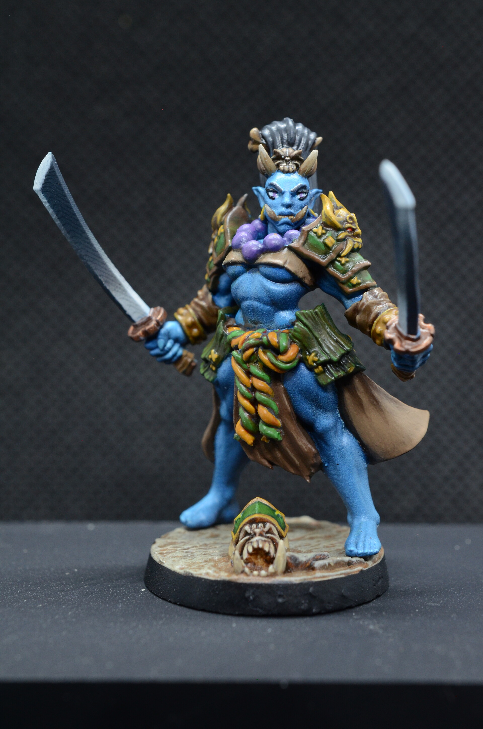 ArtStation - Blue Oni Dual Wielder