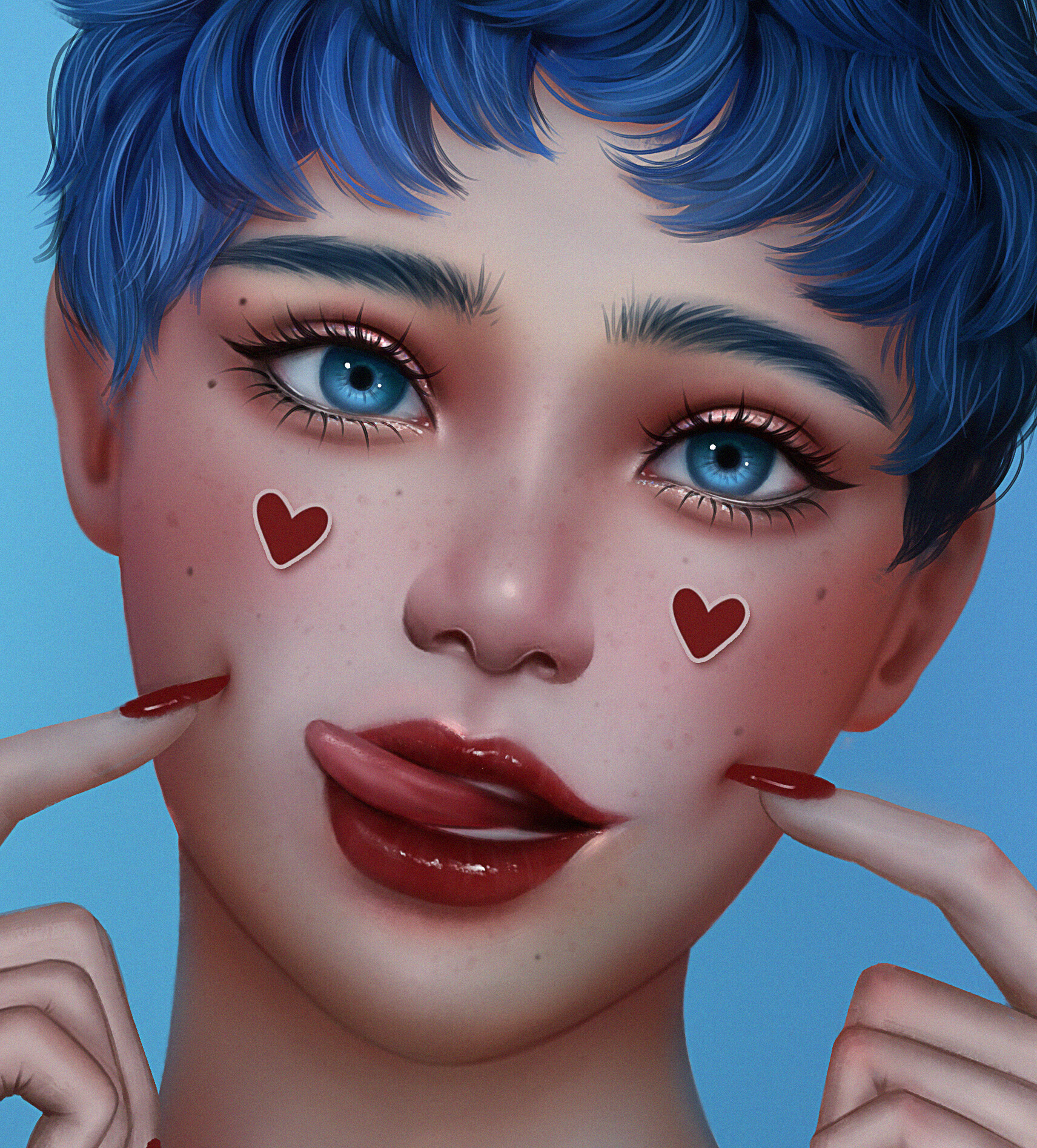 Mari - Stylized Portrait | Drawing Study #19