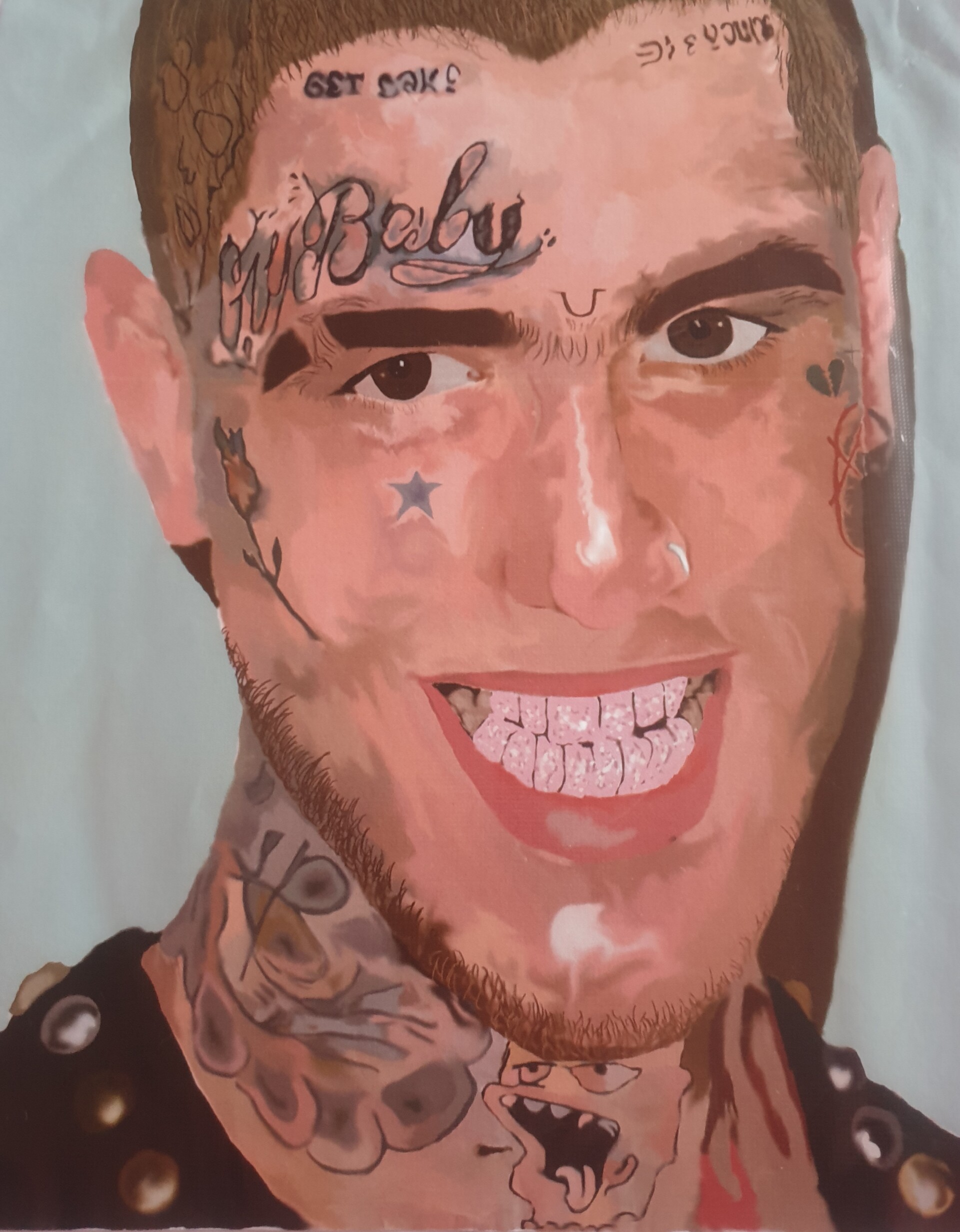 ArtStation - Lil Peep Digital Painting