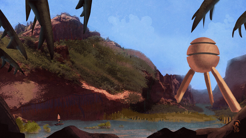 ArtStation - Gold Egg Temple