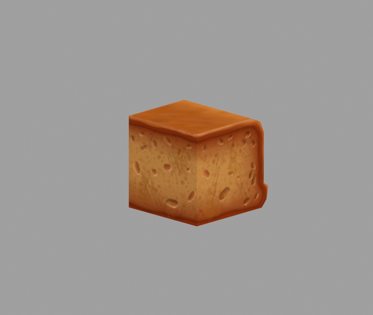 ArtStation - Stylized biscuit cube