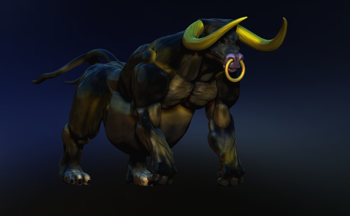 ArtStation - GOLDEN BULL