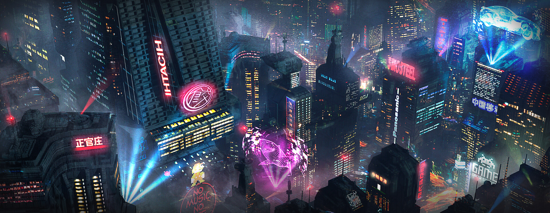 ArtStation - Cyberpunk Cityscape