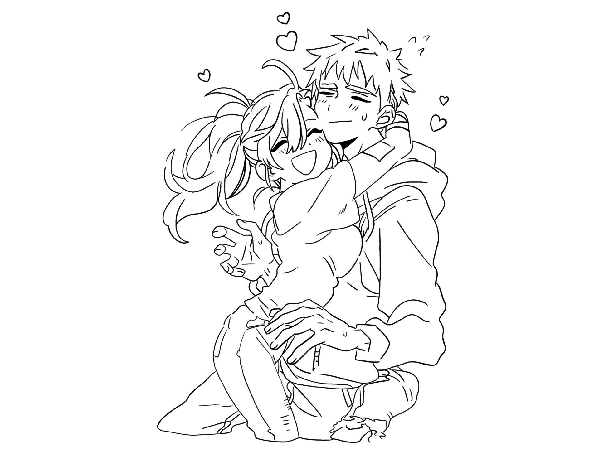 drawing reference couple