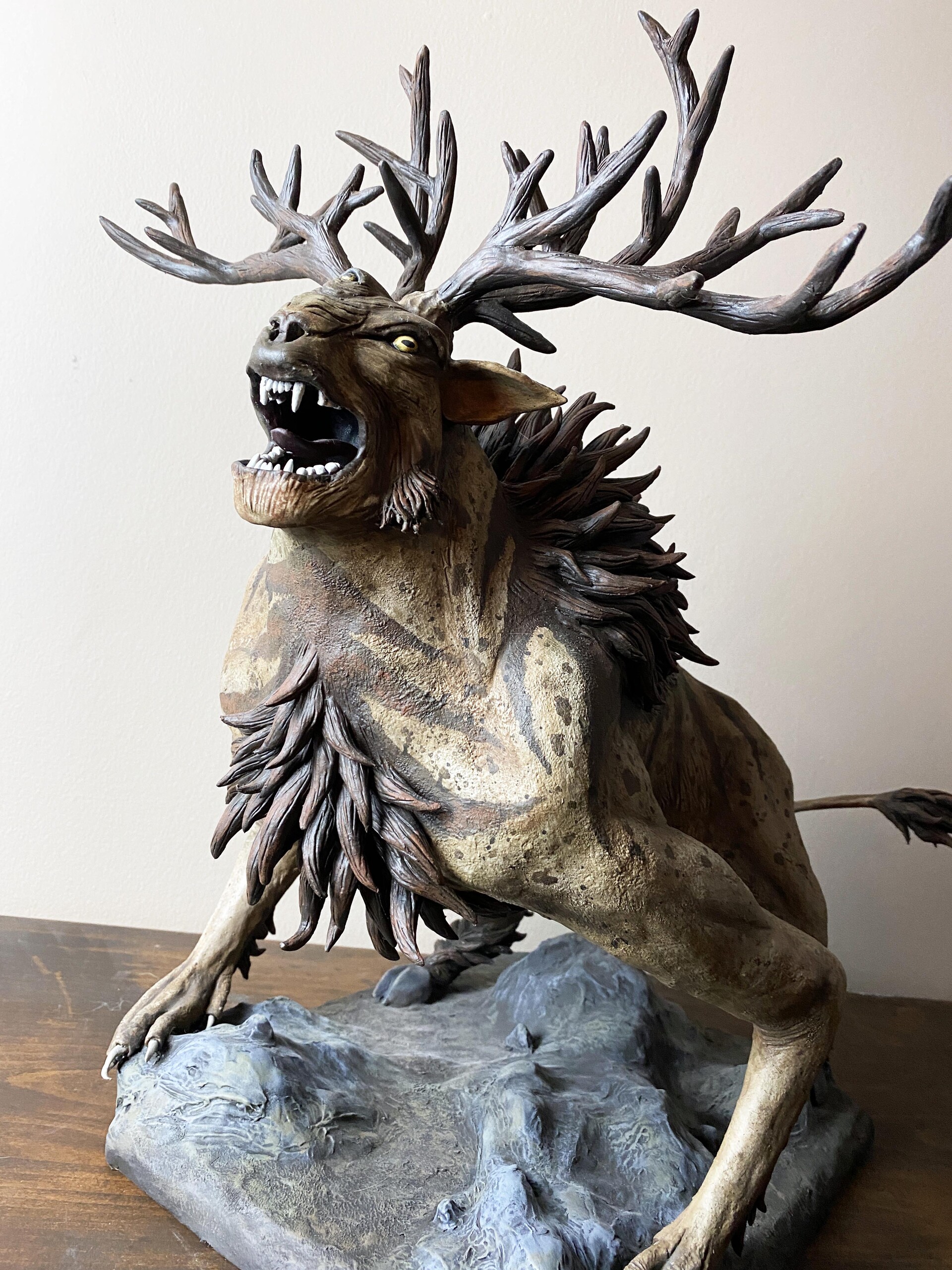 Koriel Kruer - Fan Art Witcher 3 Fiend Statue