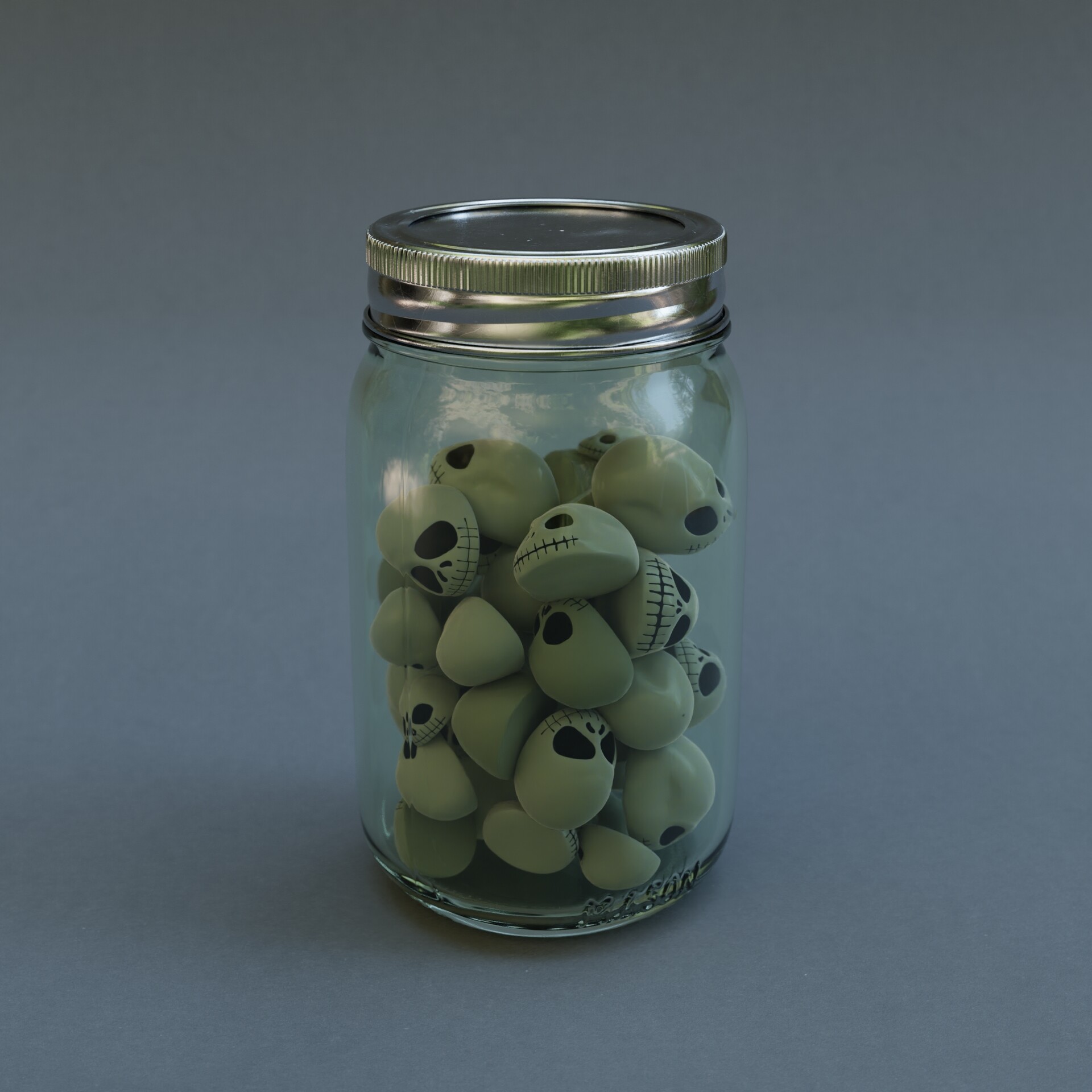 ArtStation - clay skulls