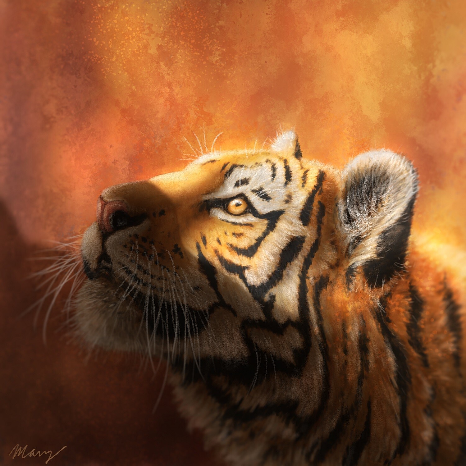 ArtStation - Digital Art - Tiger #4