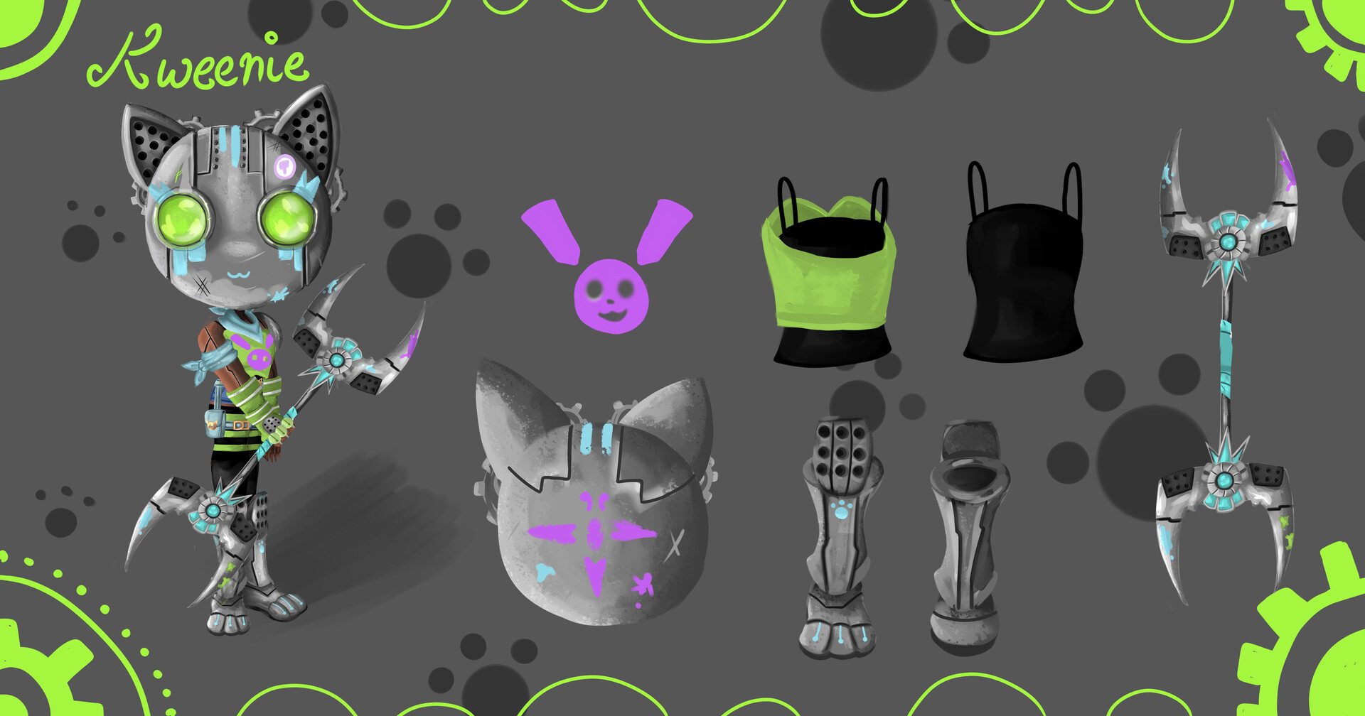 ArtStation - Character Design Kweenie