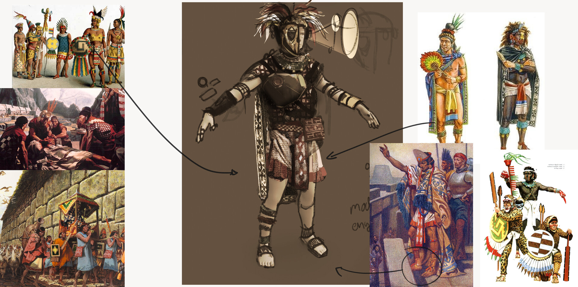 Alex Seijo - Aztec Inspired Traditional Millitary Uniform