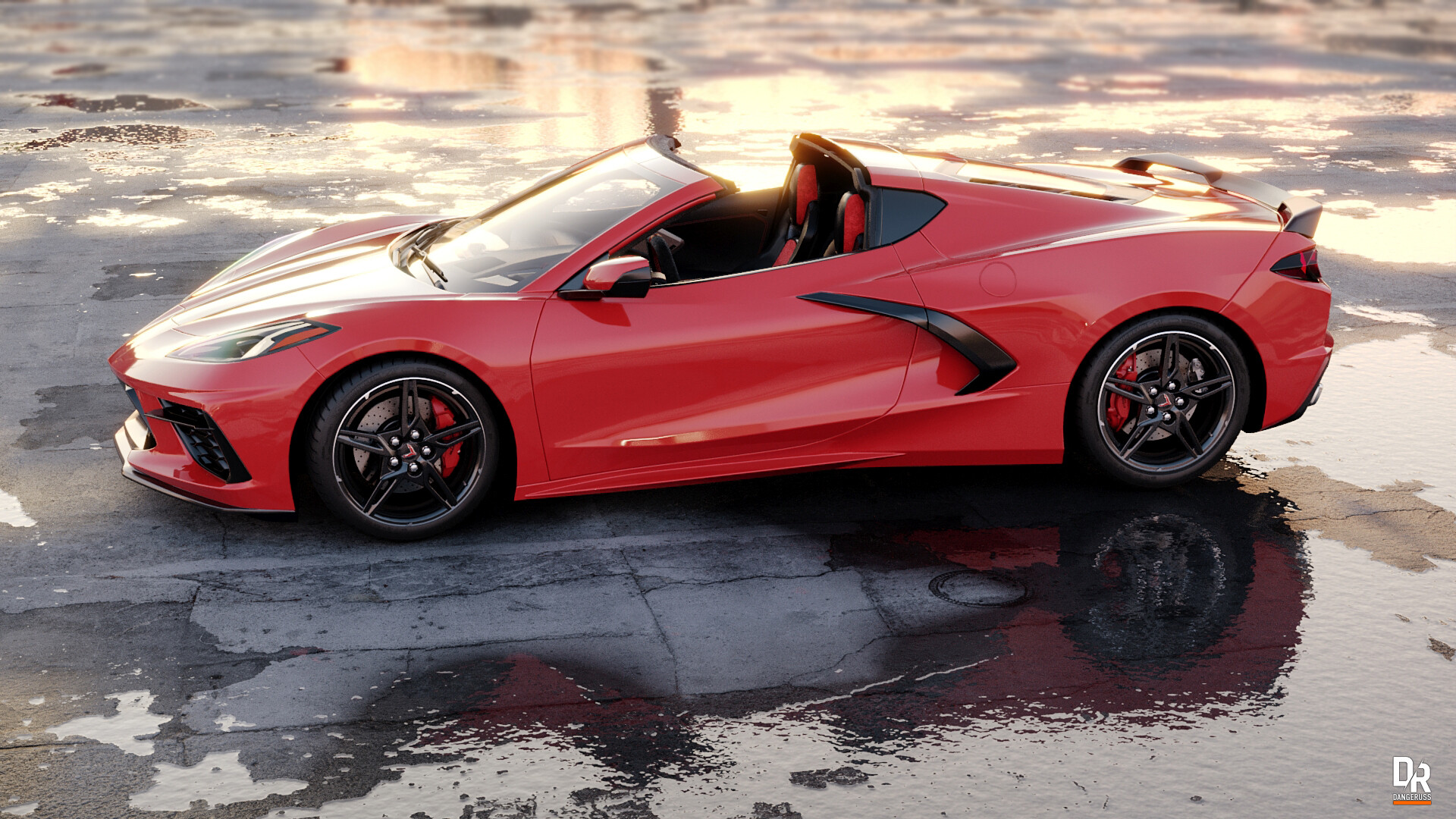 ArtStation - 2020 Corvette C8