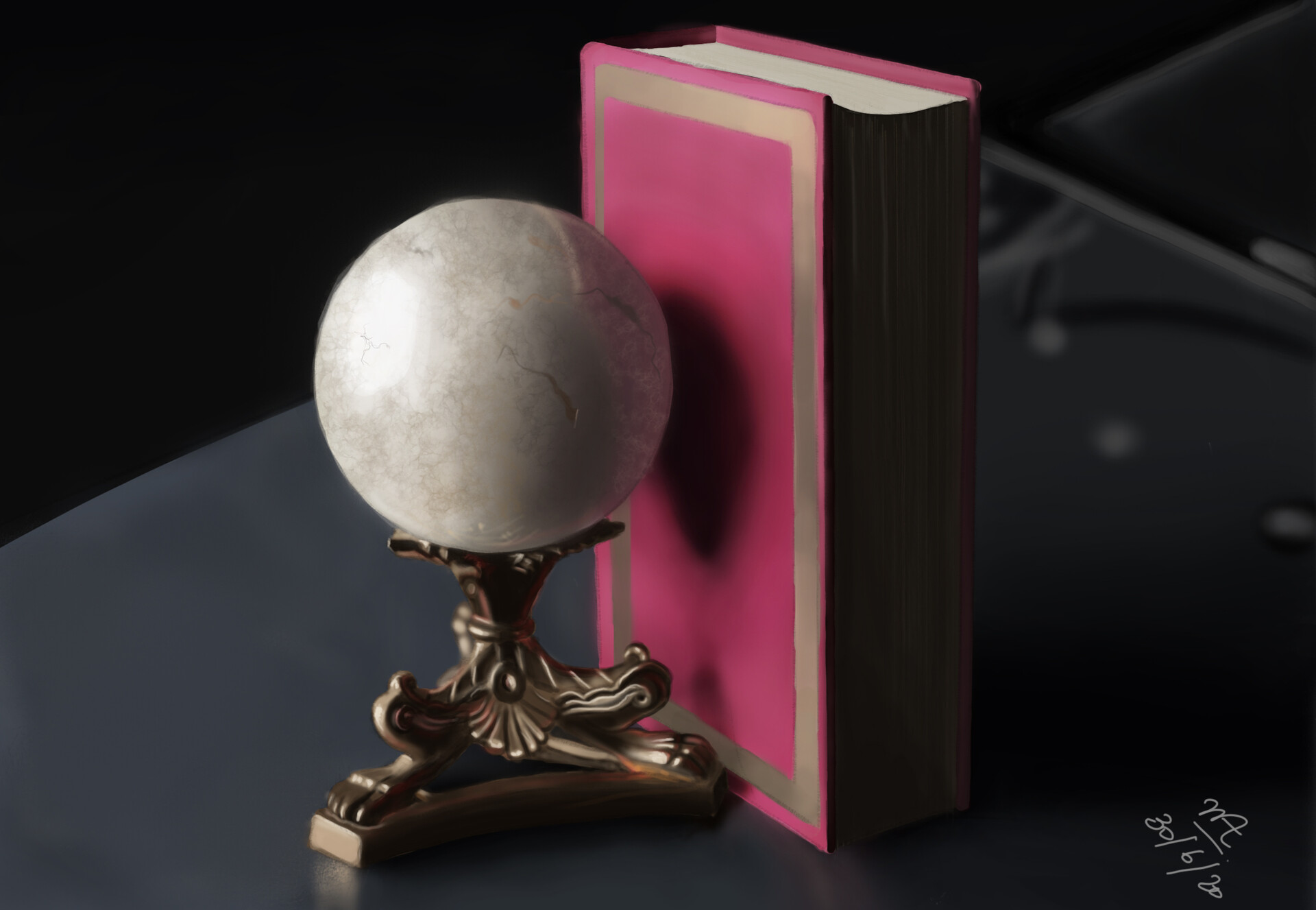 ArtStation - Book and orb