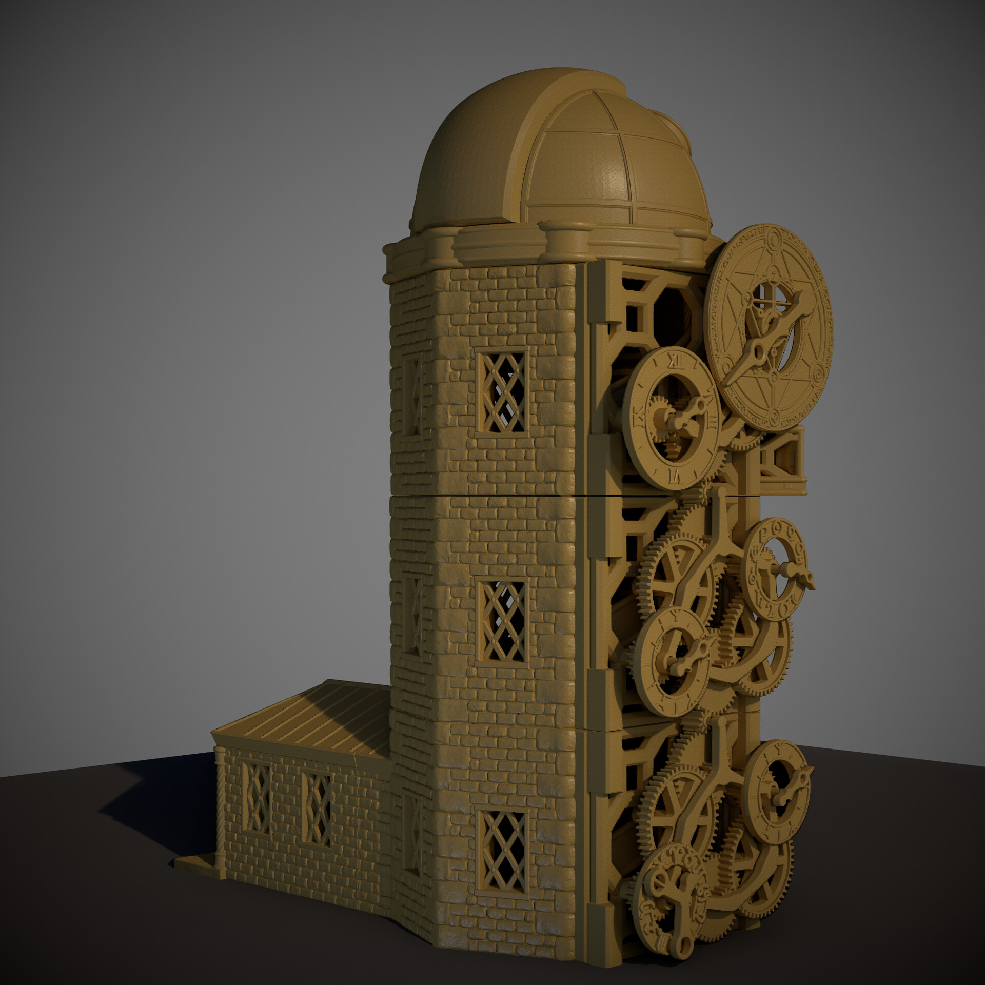 Douglas Bowman - Steampunk Observatory - Worlds Over Run