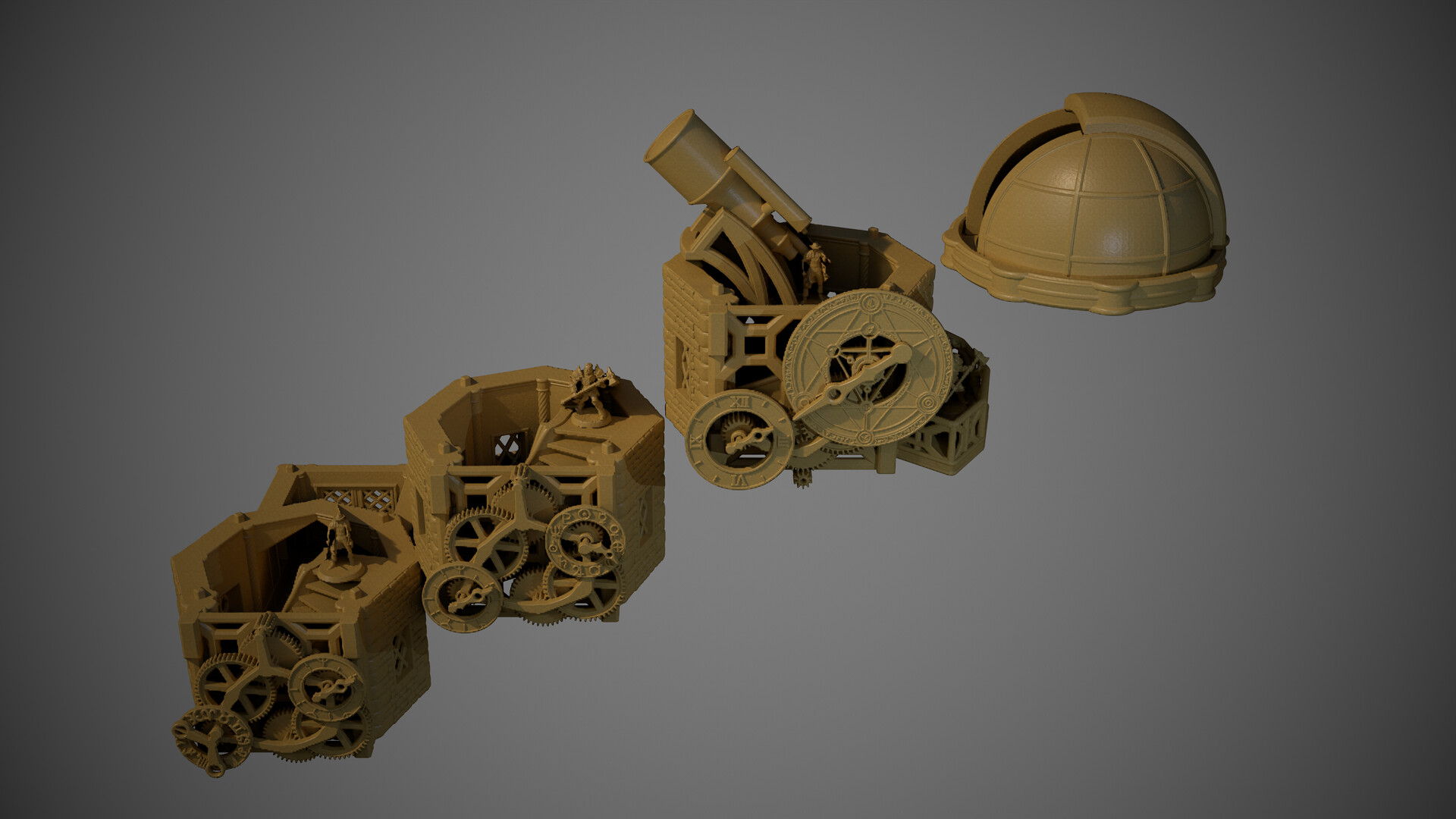 Douglas Bowman - Steampunk Observatory - Worlds Over Run