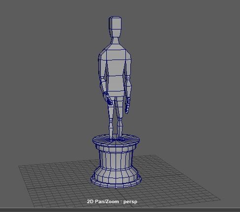 ArtStation - Low Poly Statue Model