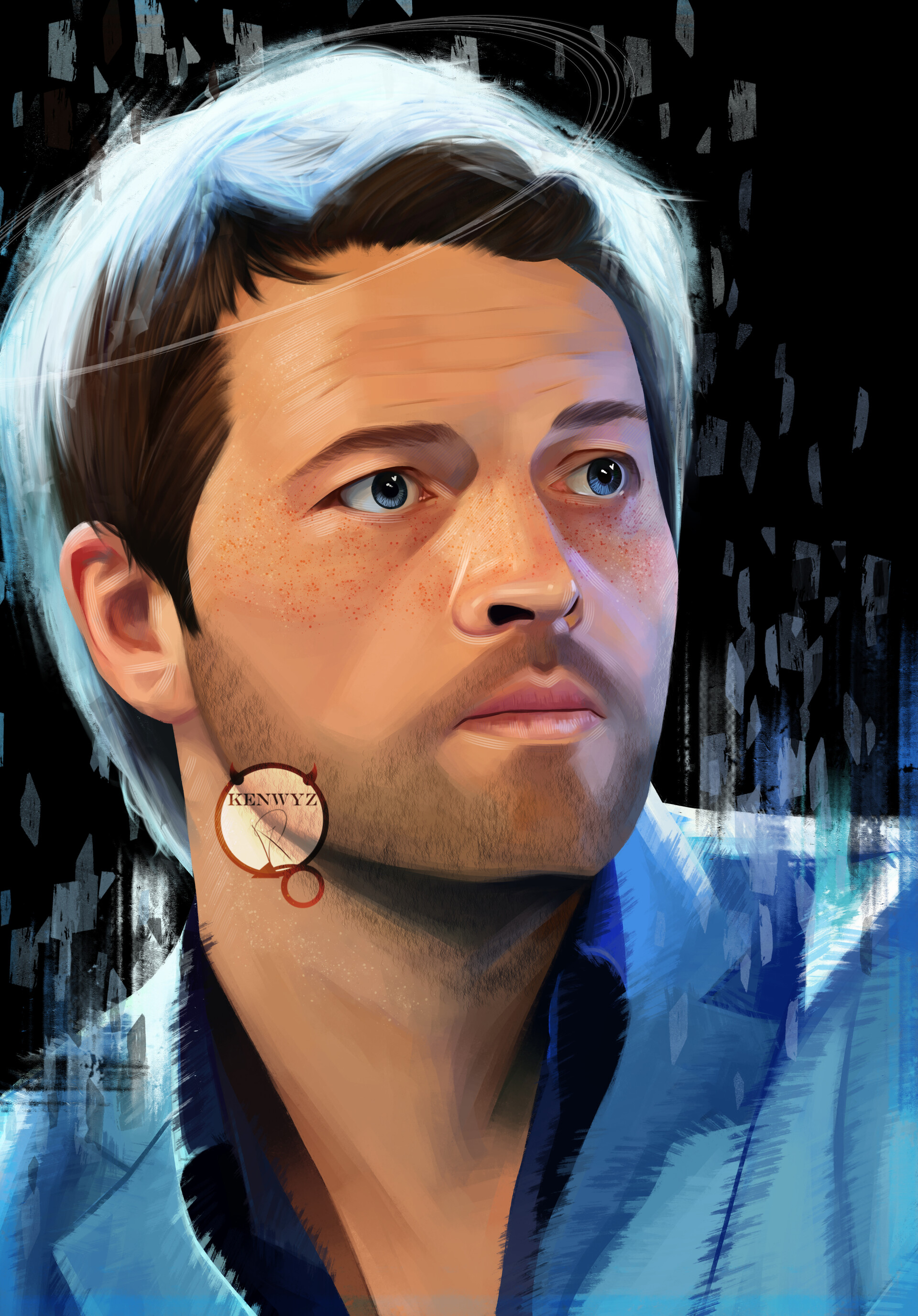 Misha Collins Drawing
