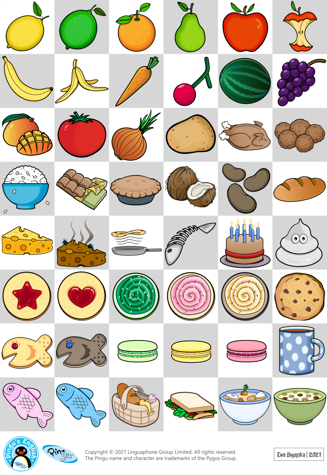 Ewa Bugajska - 2D Game Assets: Food