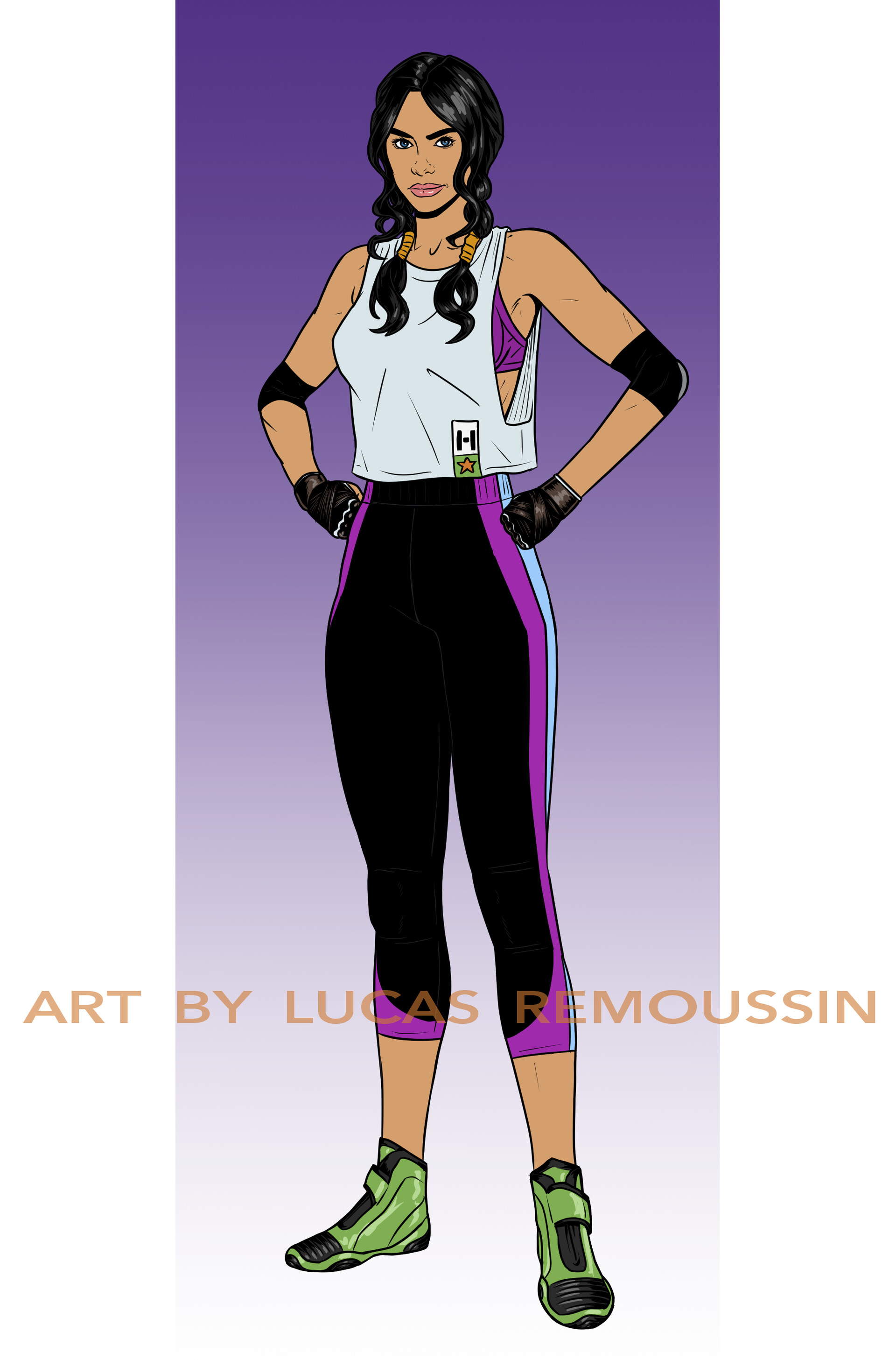 ArtStation - DRAGON BALL : VIDEL - Design - Jan. 2021