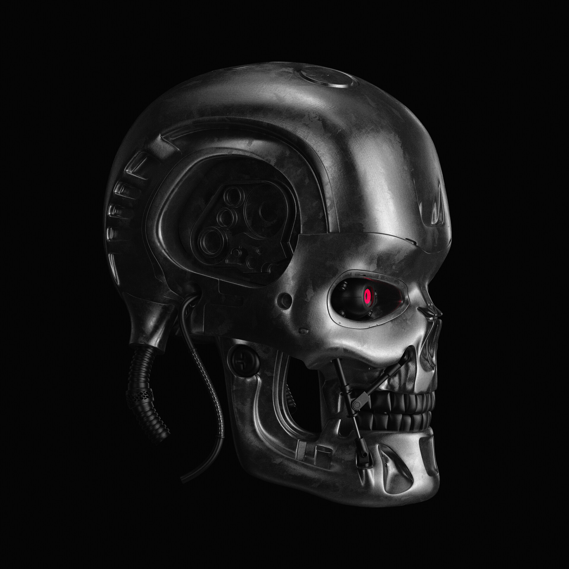 Terminator Skull Front