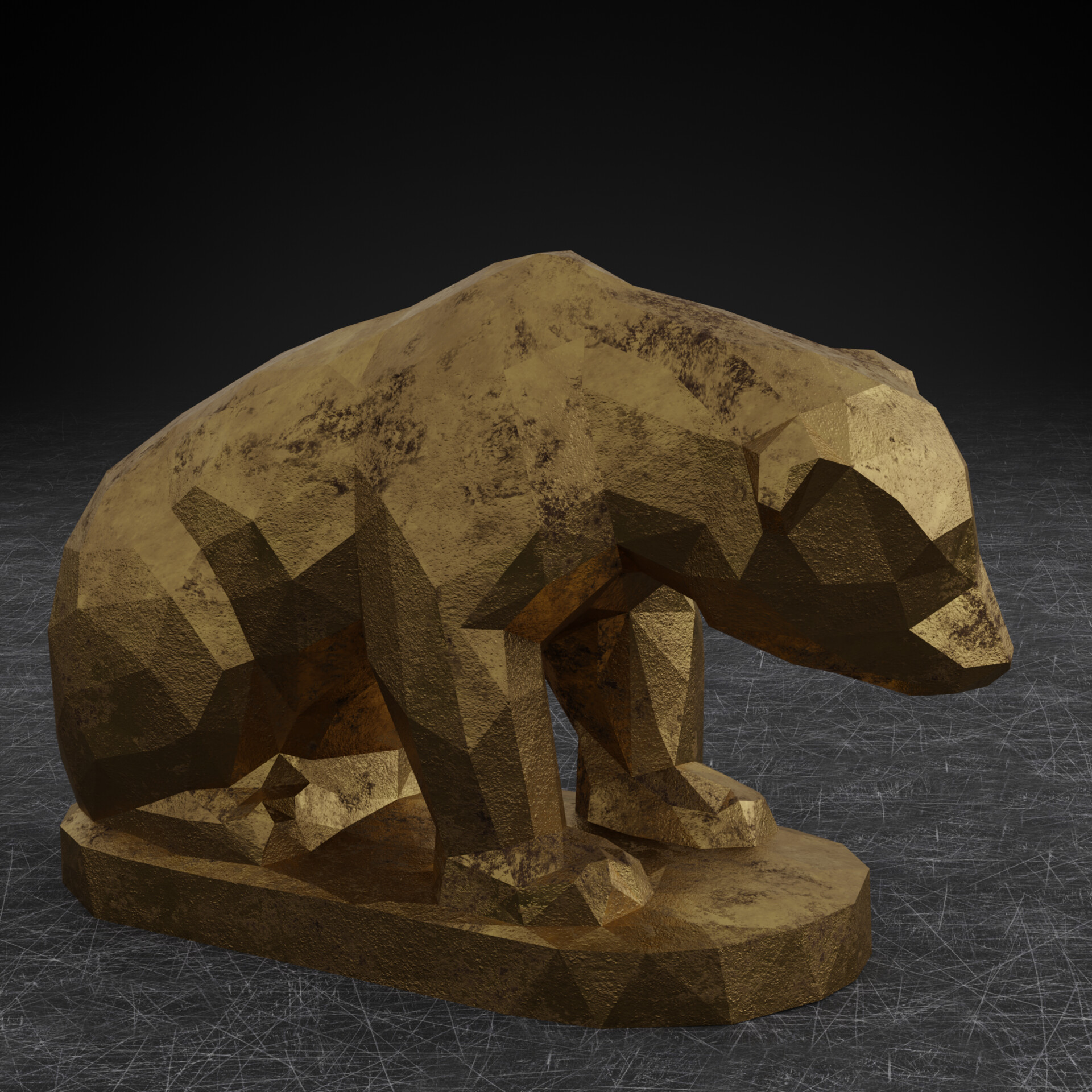 ArtStation - Low Poly Statues - FREE SAMPLE KPACK for KITOPS