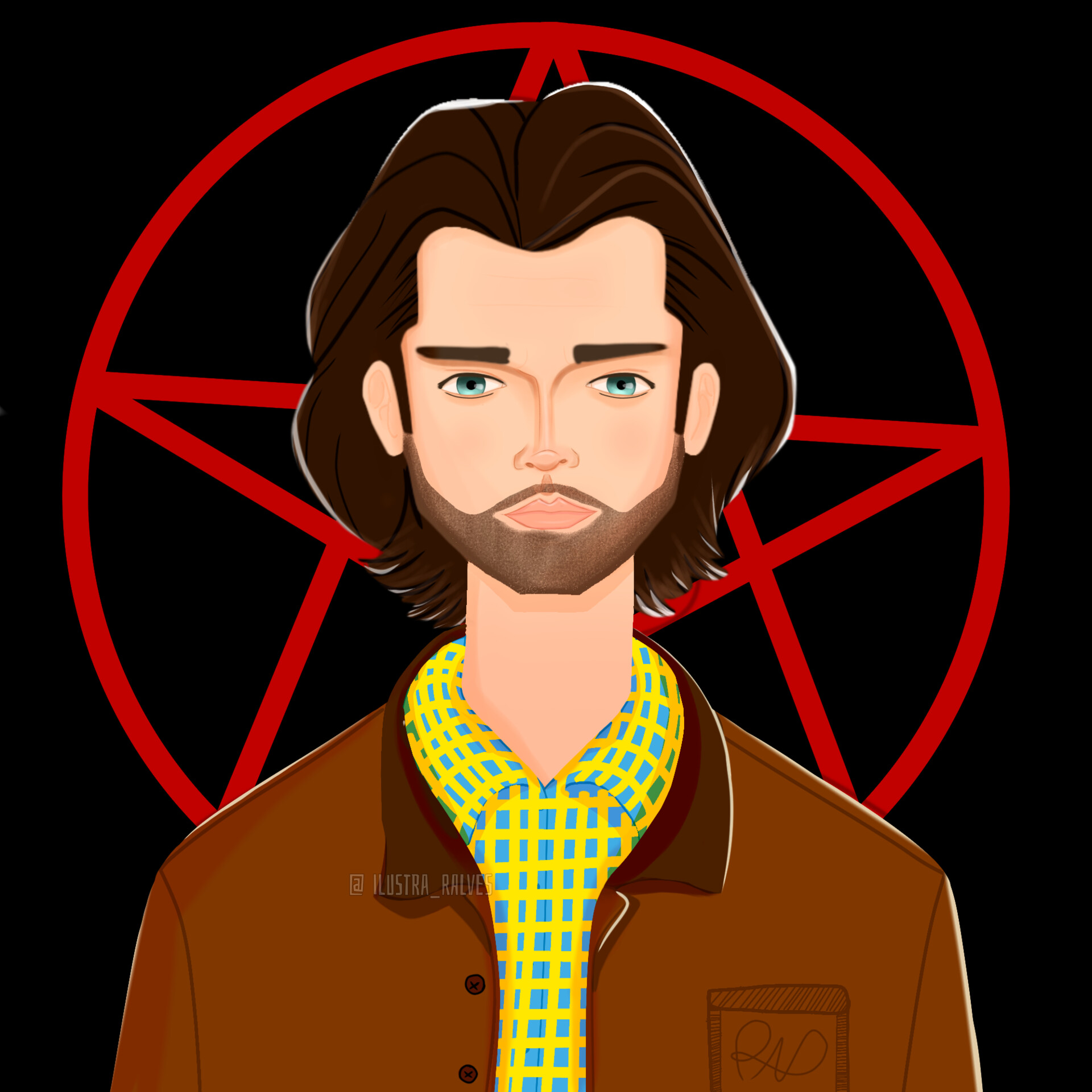 ArtStation - Fanart Sam Winchester